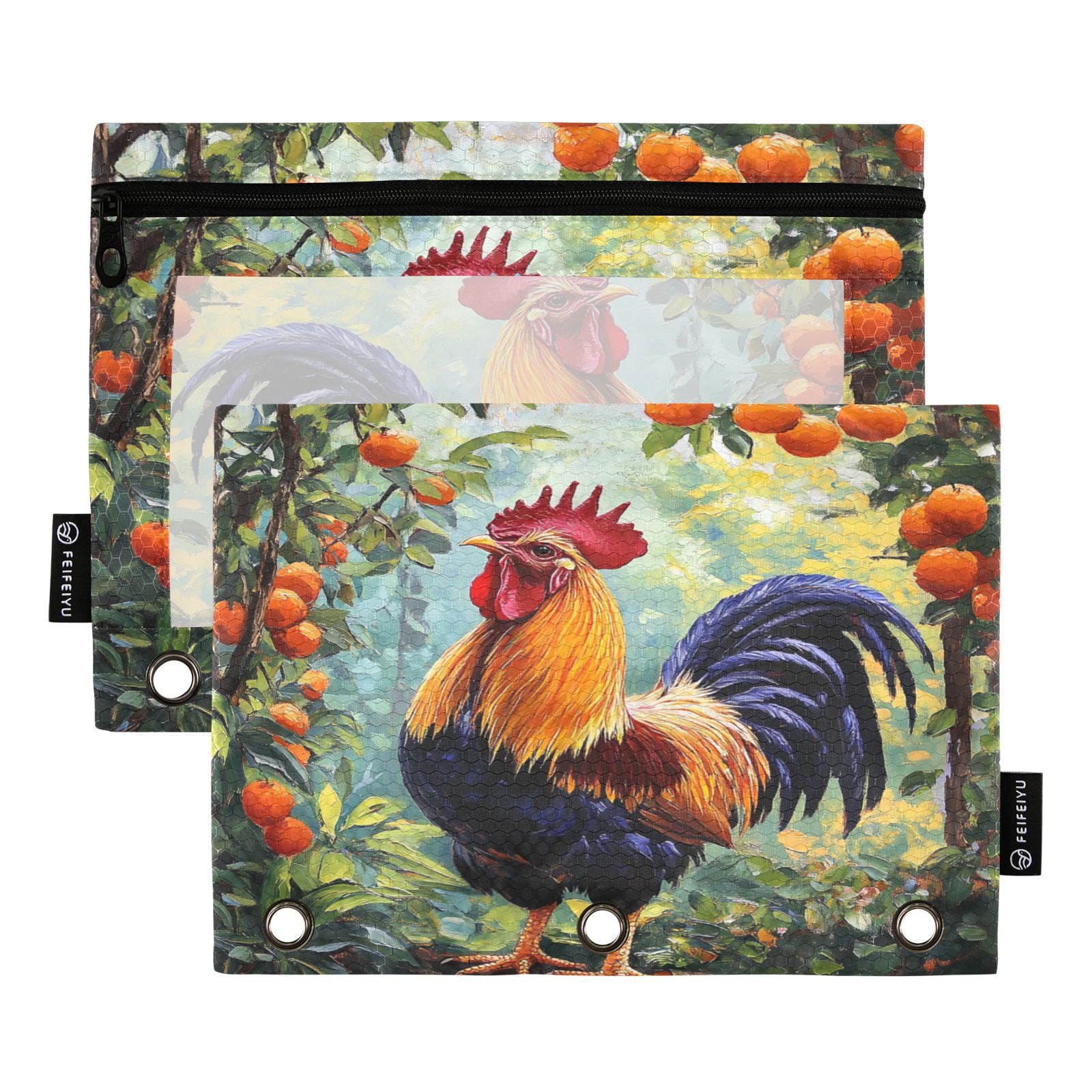 Flip File Folder Binder Pouches Set of 2 Water Resistant Durable ...