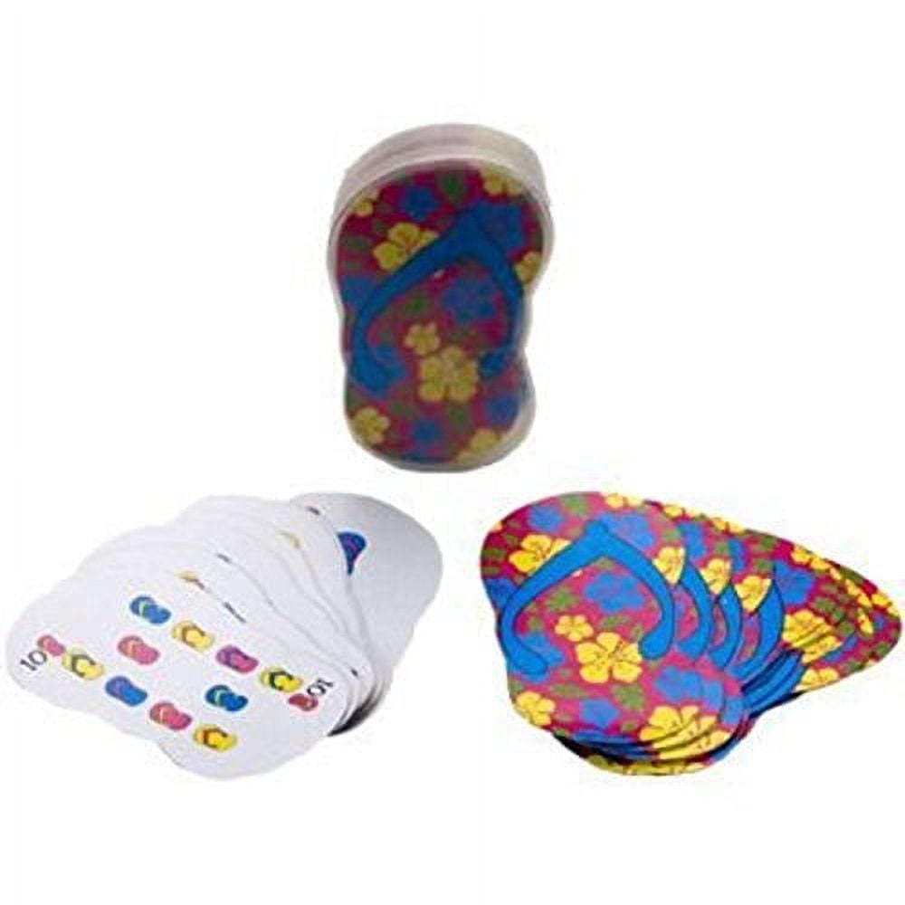 Flip Flop-Shaped Playing Cards - Party Favors - 12 Pieces - Walmart.com