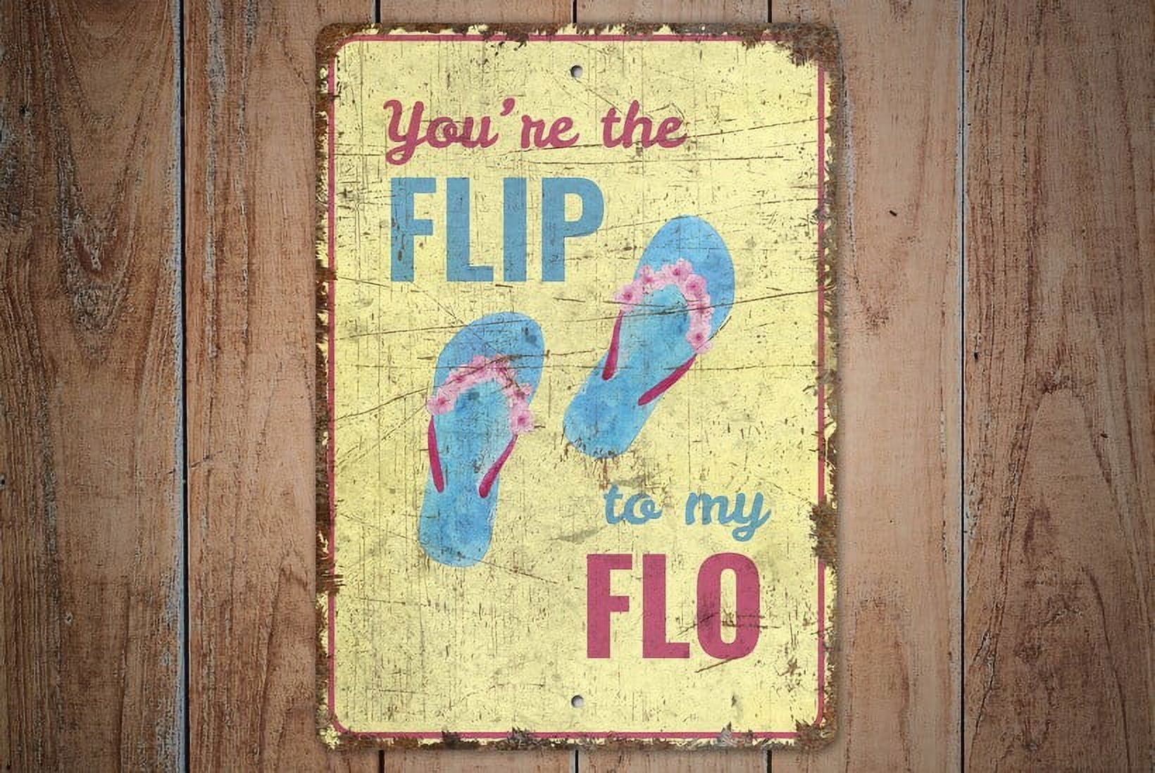 Flip Flop Sign Beach House Sign Flip Flop Decor Beach House Decor ...