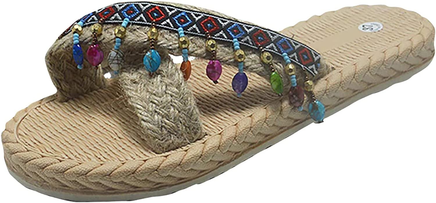 Flip Flop Slippers Women Comfy Anti-Slip Platform Flip Flops Retro ...