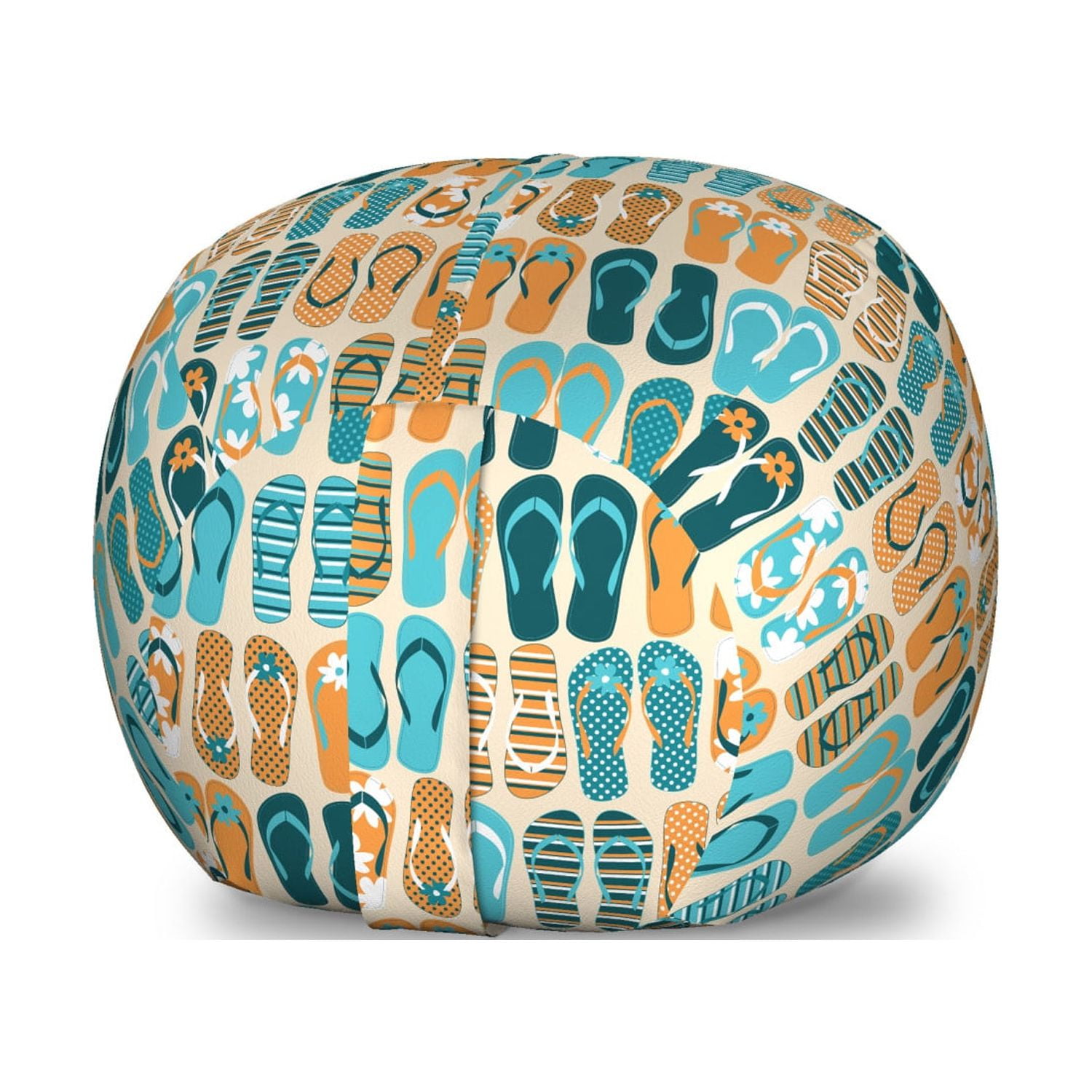 Flip Flop Storage Toy Bag Chair, Upside down Horizontally Aligned Pairs ...