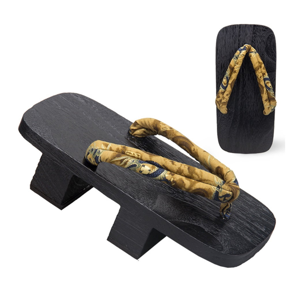 Flip Flop Wooden Clogs Japanese Slippers for Men Women, High Platform ...