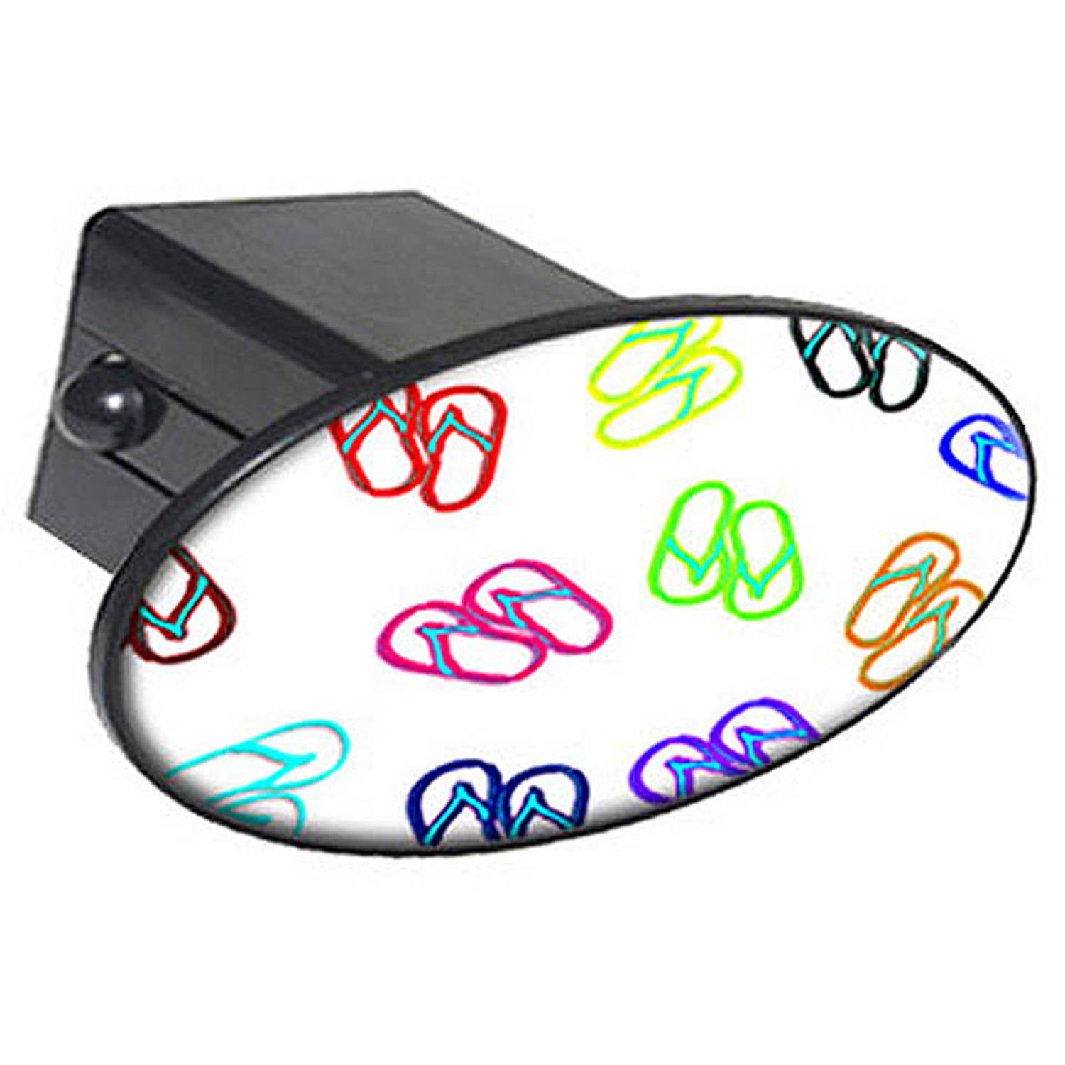 Flip Flops, Family, Vacation 2" Oval Tow Trailer Hitch Cover Plug ...