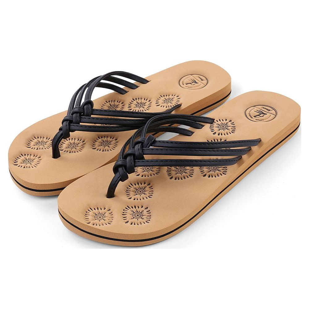 Flip Flops for Women | Comfortable Durable Summer Beach Sandals with ...