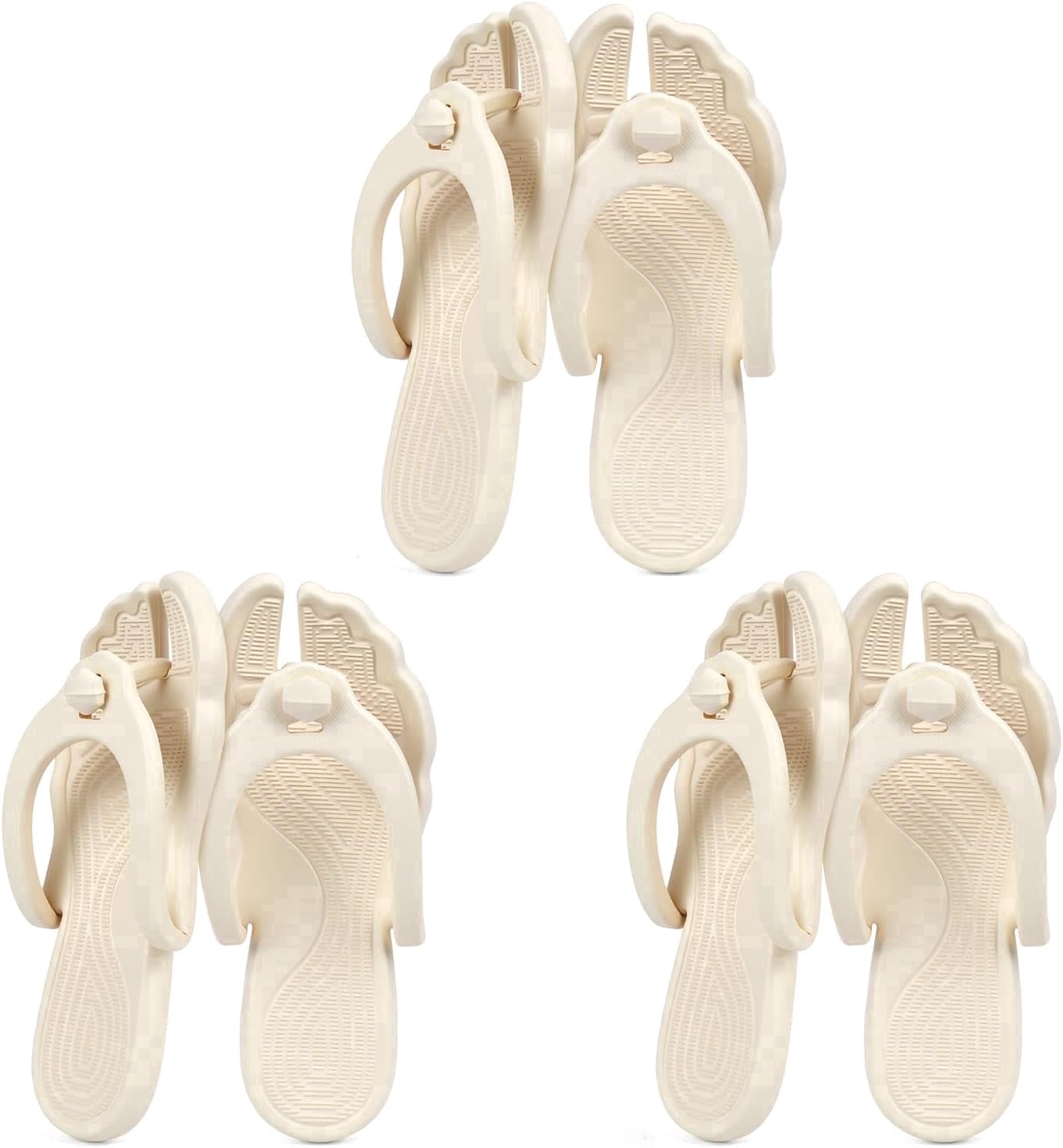 Flip Flops for Women & Men: Foldable, Lightweight, Non-Slip & Quick-Dry ...