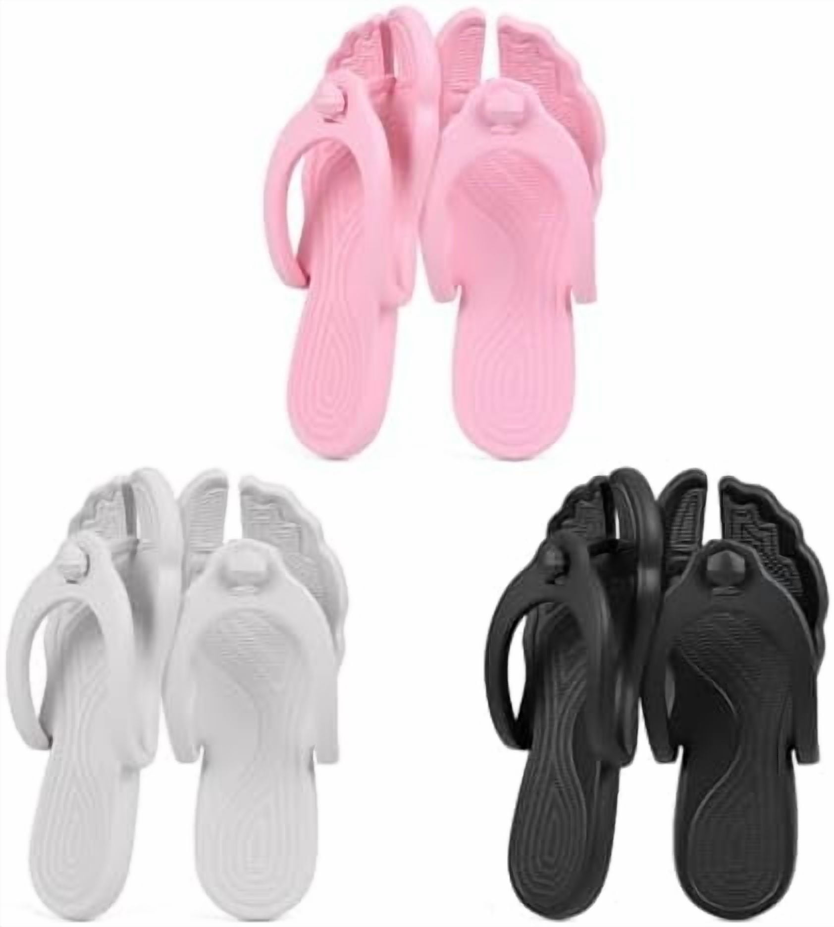Flip Flops for Women Men Foldable Travel Slippers Lightweight Shower ...