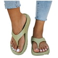 Flip Flops with Arch Support for Women Orthopedic Pillow Soft Recovery ...