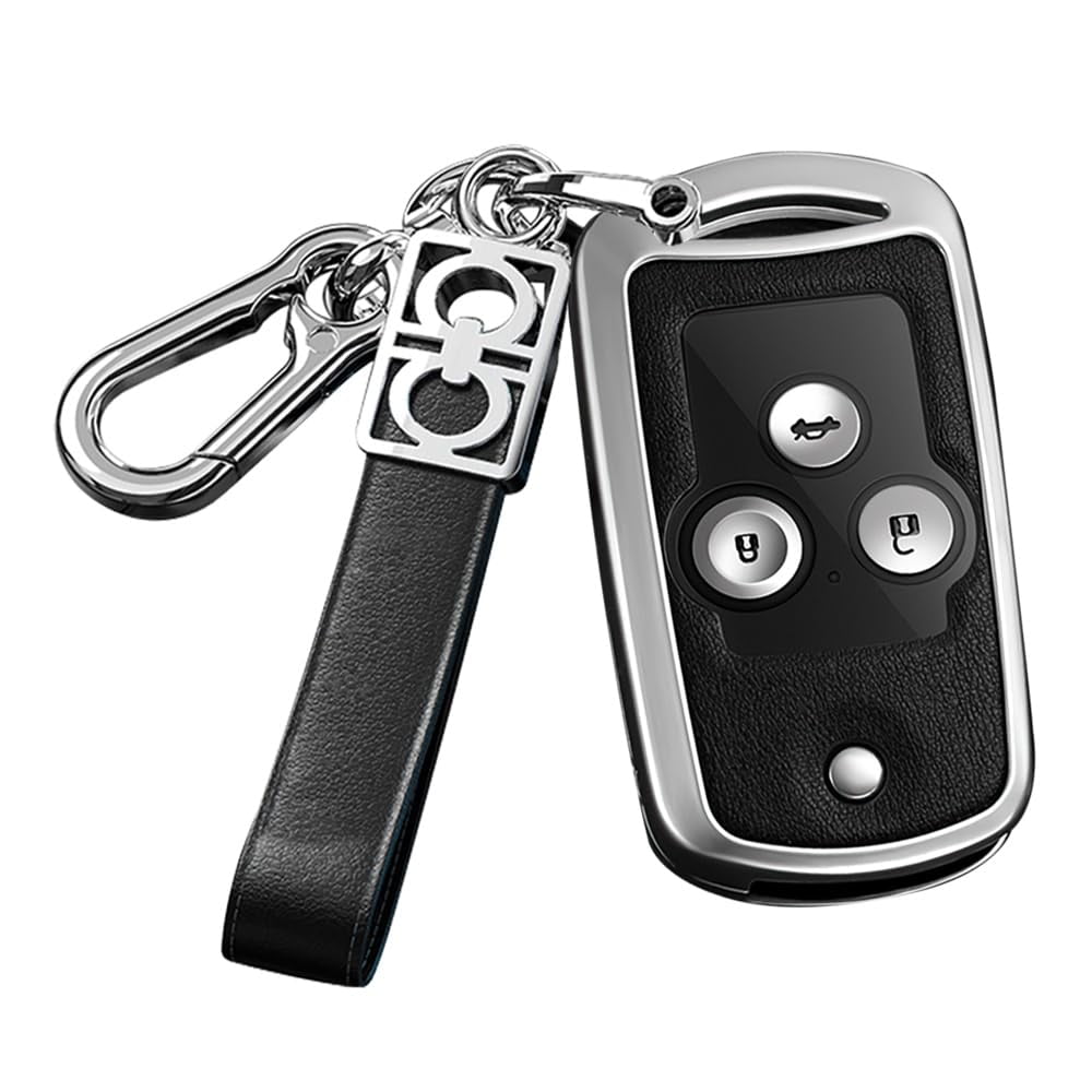 Flip Folding Key Fob Jacket Fit for Honda Accord 2008-2012 Metal Key ...