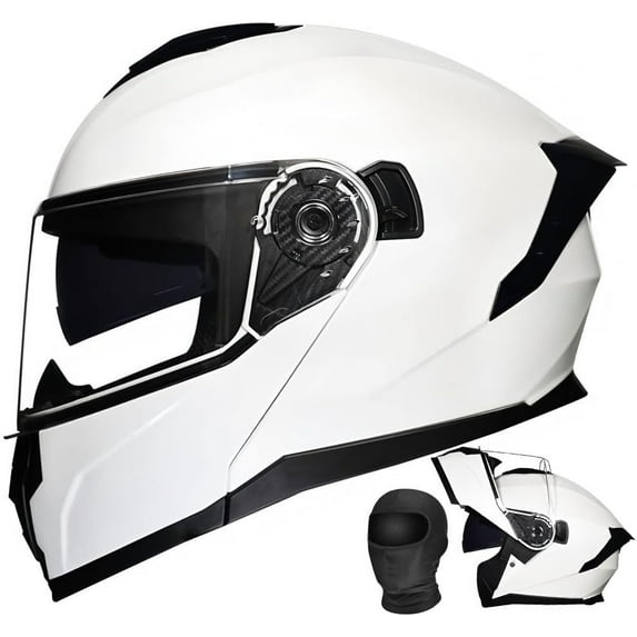 Flip Up Full Face Modular Motorcycle Helmet DOT Approved Quick-Switch ...