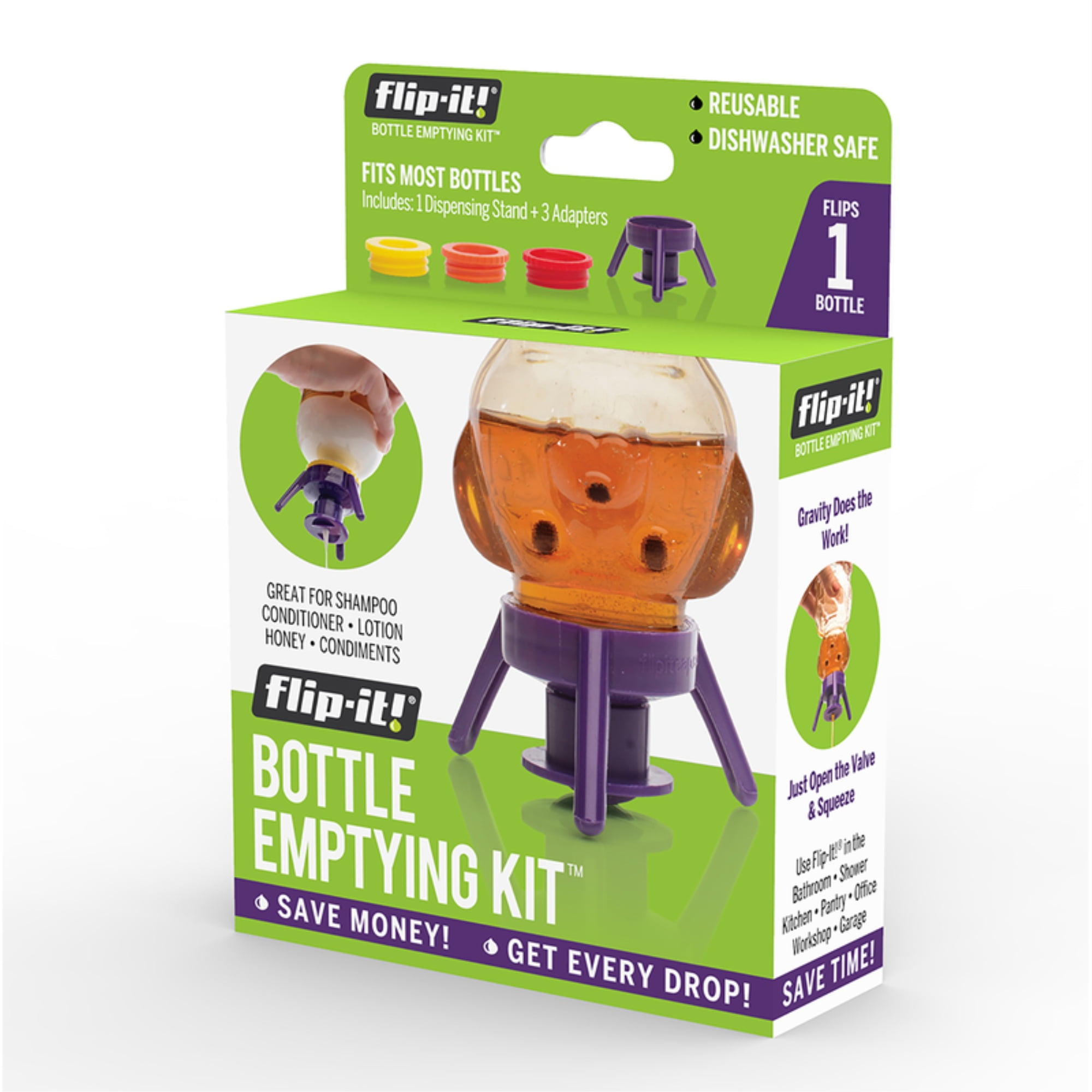 Flip-It! Bottle Emptying Kit, Single Pack ? Kitchen/All-Purpose ...