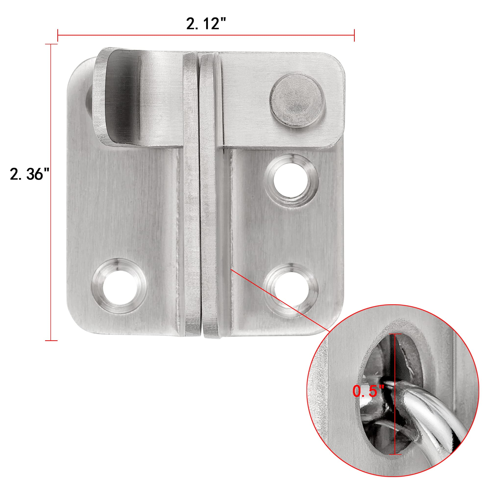 Flip Latch, Gate Latches Slide Bolt Latch Safety Door Lock Catch for ...