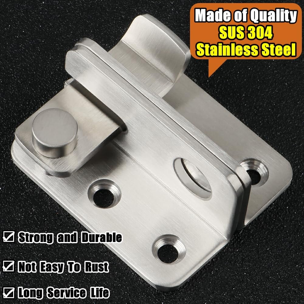 Flip Latch, Gate Latches Slide Bolt Latch Safety Door Lock Catch for ...