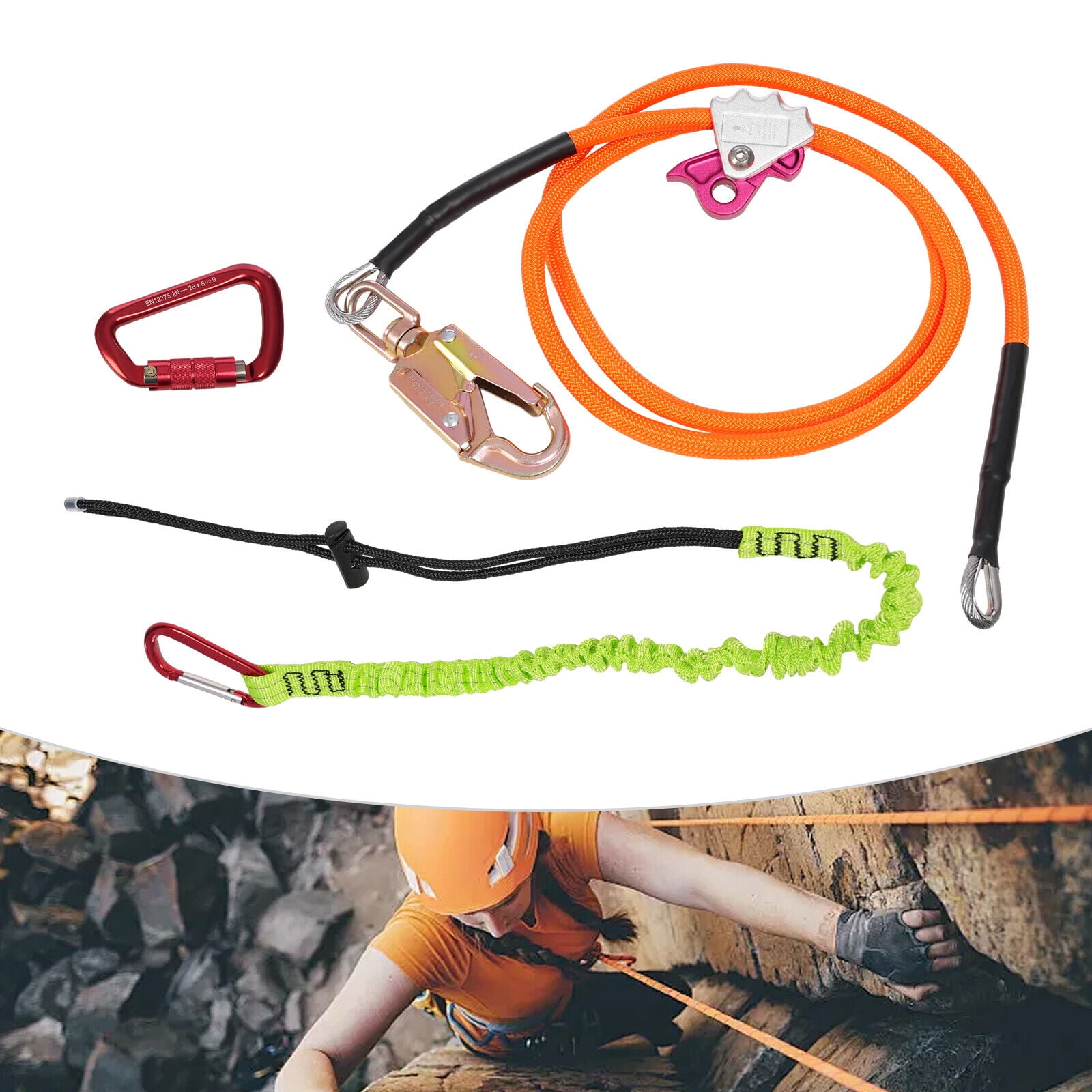 Flip Line, Steel Wire Core Flipline Kit, Tree Climbing Lanyard ...