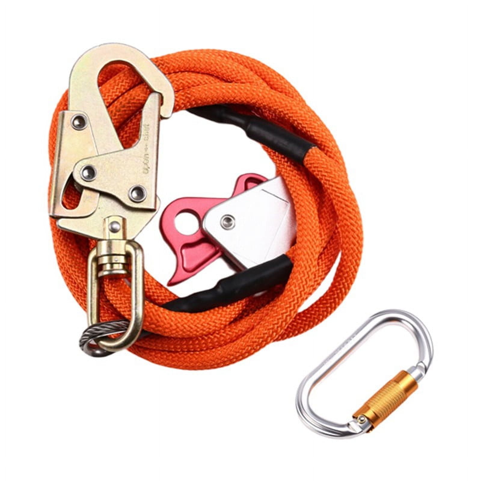 Flip Line Tree Climbing Rope 1/2inch X 12ft,Steel Core Adjustable ...