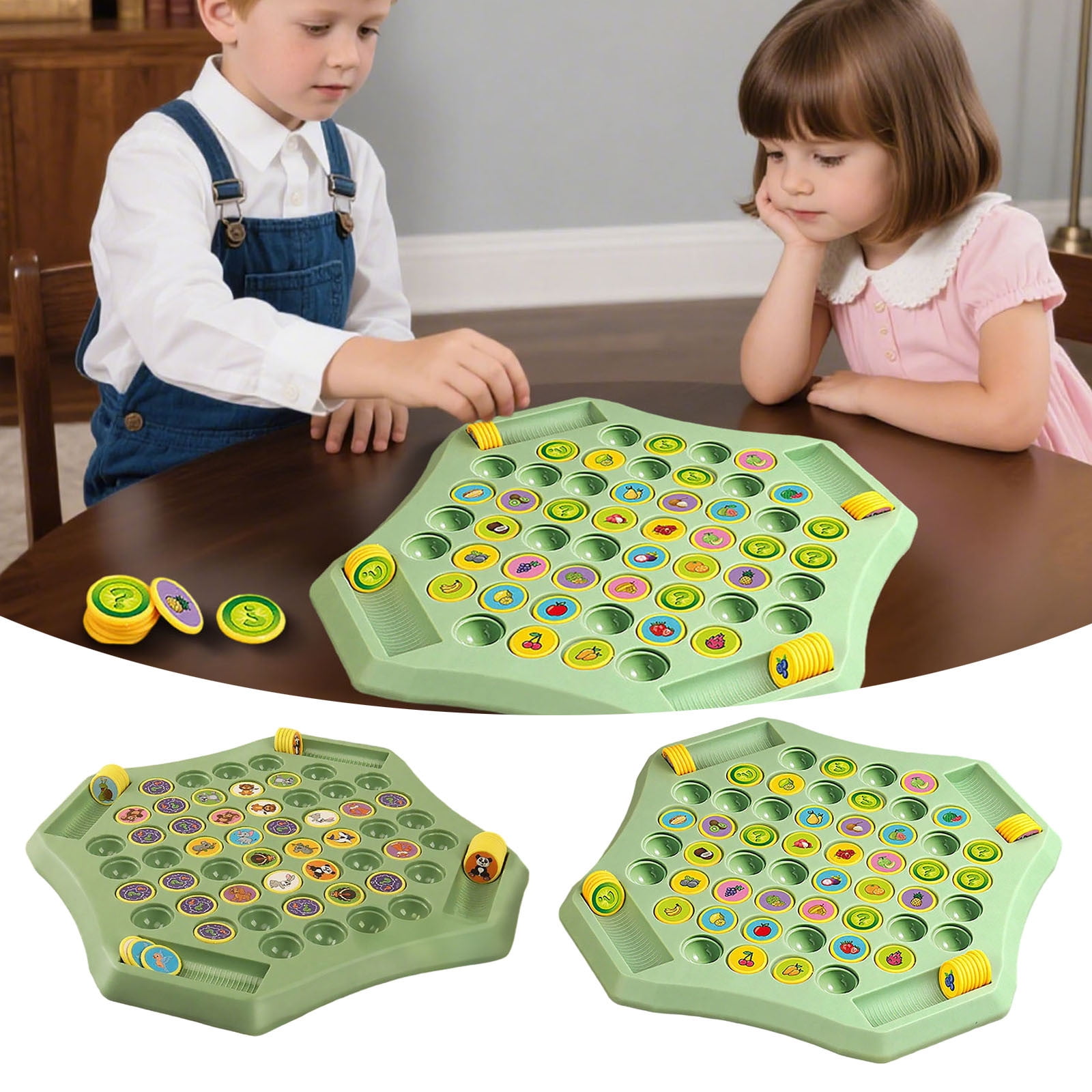 Flip Match Board Game, Flip Match Board Game for K-ids(52 Chéss), Flips ...