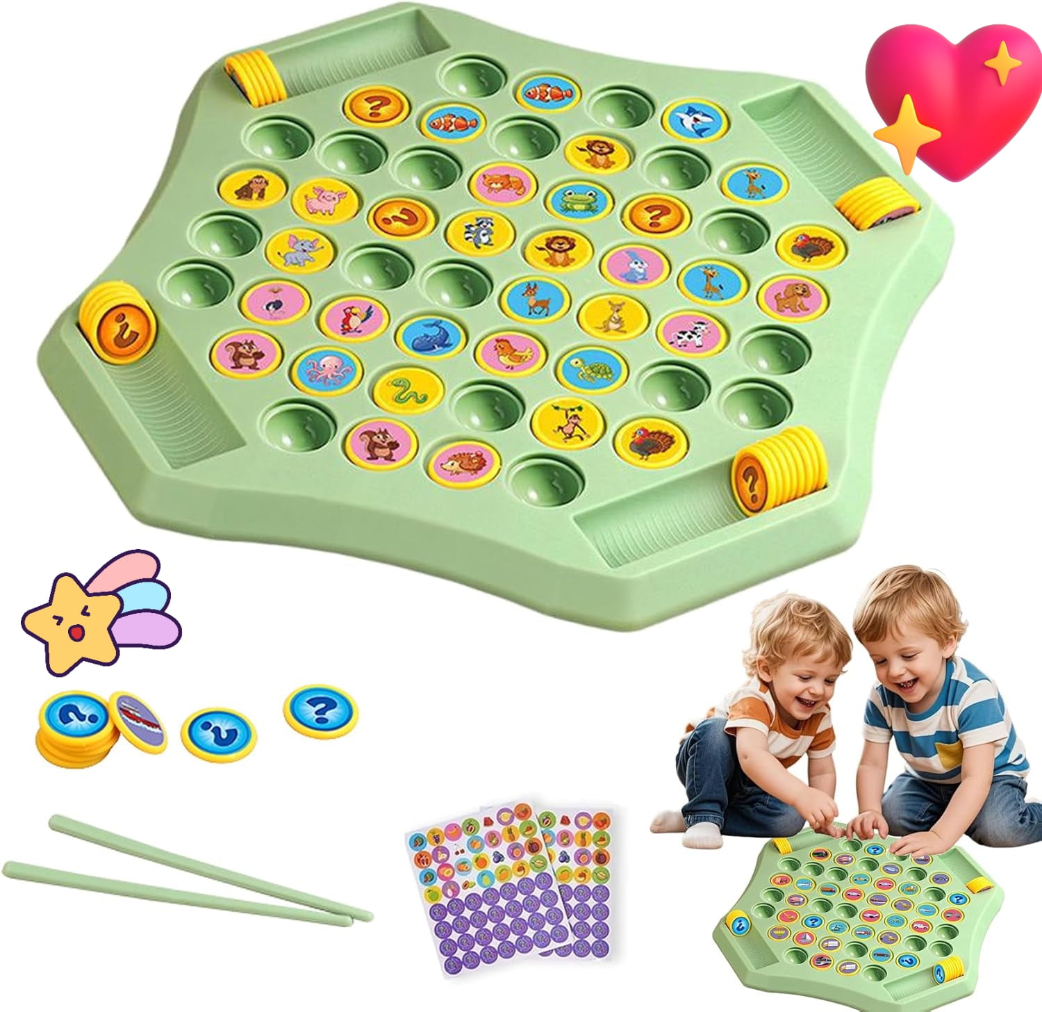 Flip Match Board Game, Flip Match Board Game for Kids, 2025 Fruit Flip ...