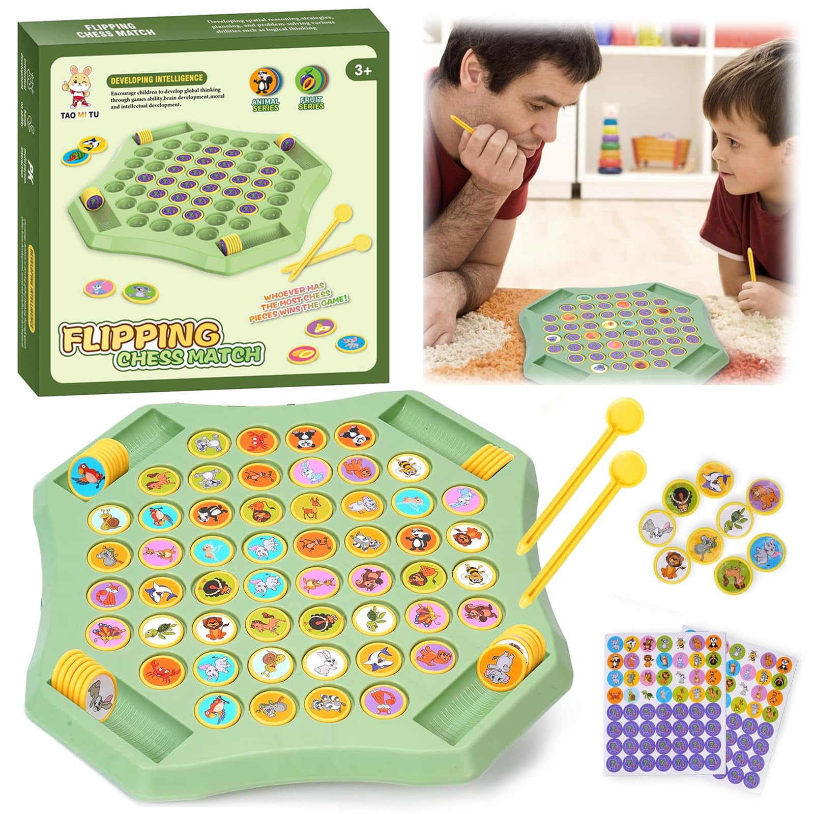 Flip Memory Game, STF9 hvbcdxz Flipping Memory Game, Memory Matching Game Flipping Match Board ...