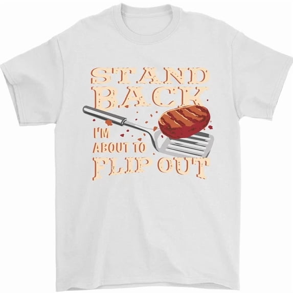 Flip Out Funny BBQ Grill T-Shirt - Walmart.com