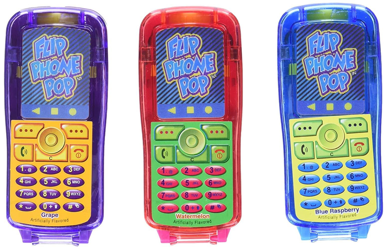 Flip Phone Pop - 12 count, Each order has twelve pops By Brand ...