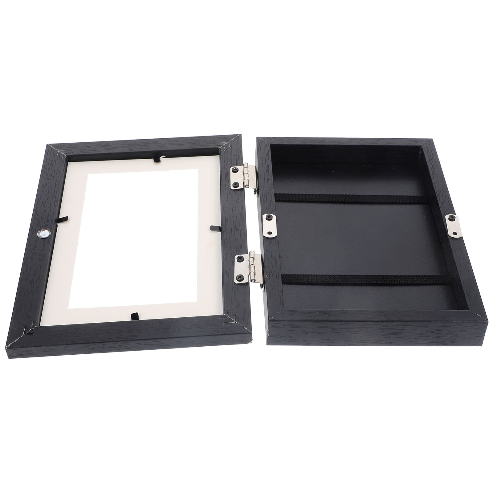 Flip Photo Frame Replaceable Poster Black Picture Frames Open Display ...