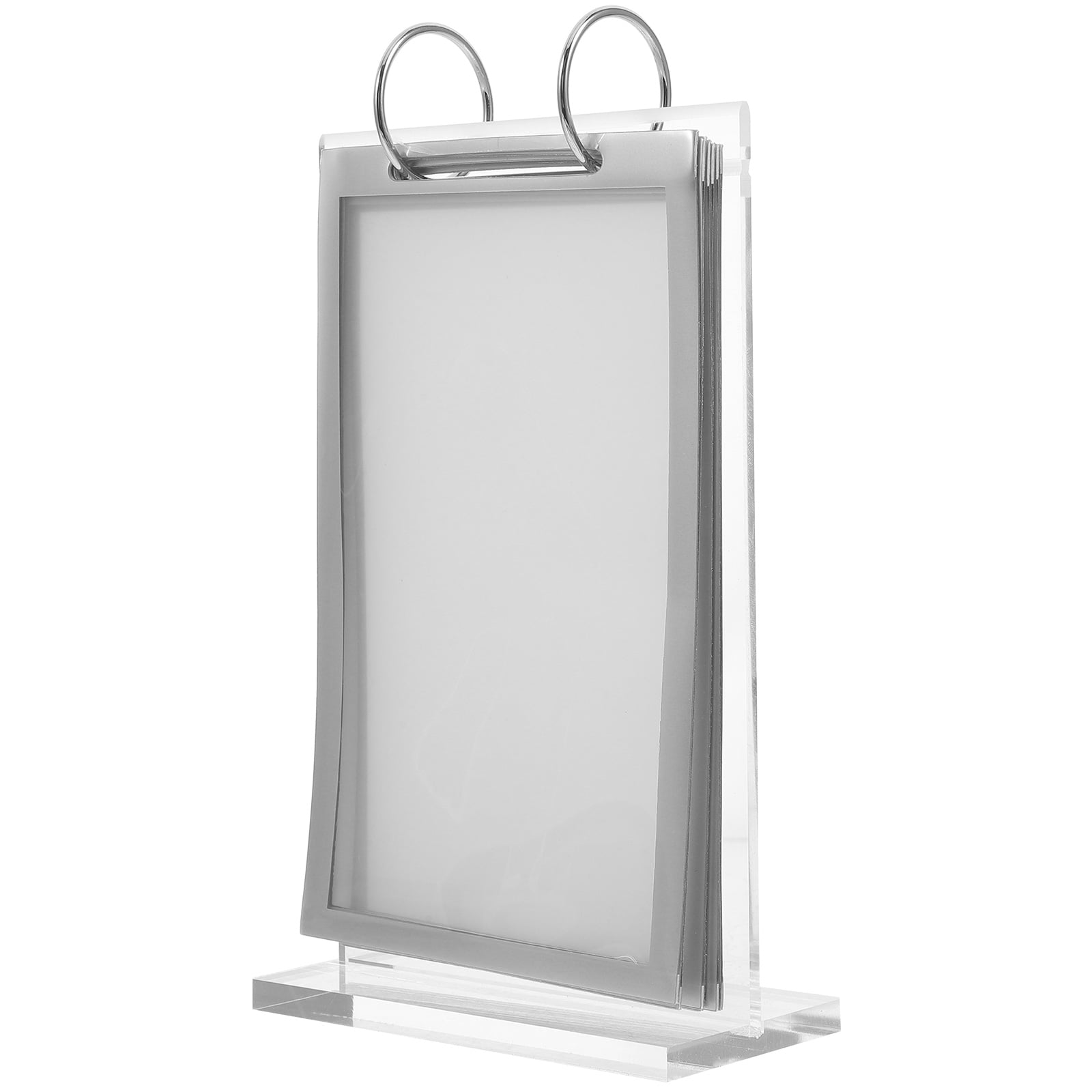 Flip Poster Stand Desktop Flip Menu Storage Stand Restaurant Menu ...