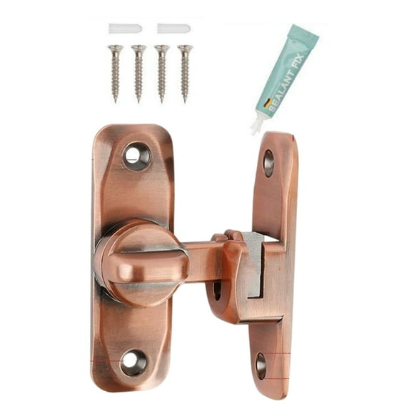Flip Safety Door Lock 90/180 Degree Sliding Door Lock Privacy Door Bolt ...