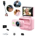 Flip Screen Action Camera，4K Detachable Magnetic Camera, 2" Touch ...