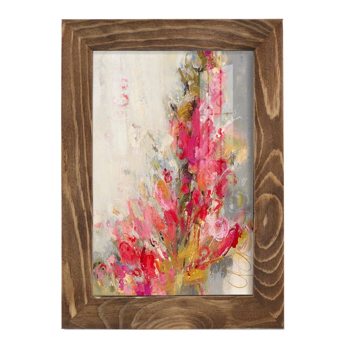 Flip Side - Framed Print w/glass - Walnut - Walmart.com