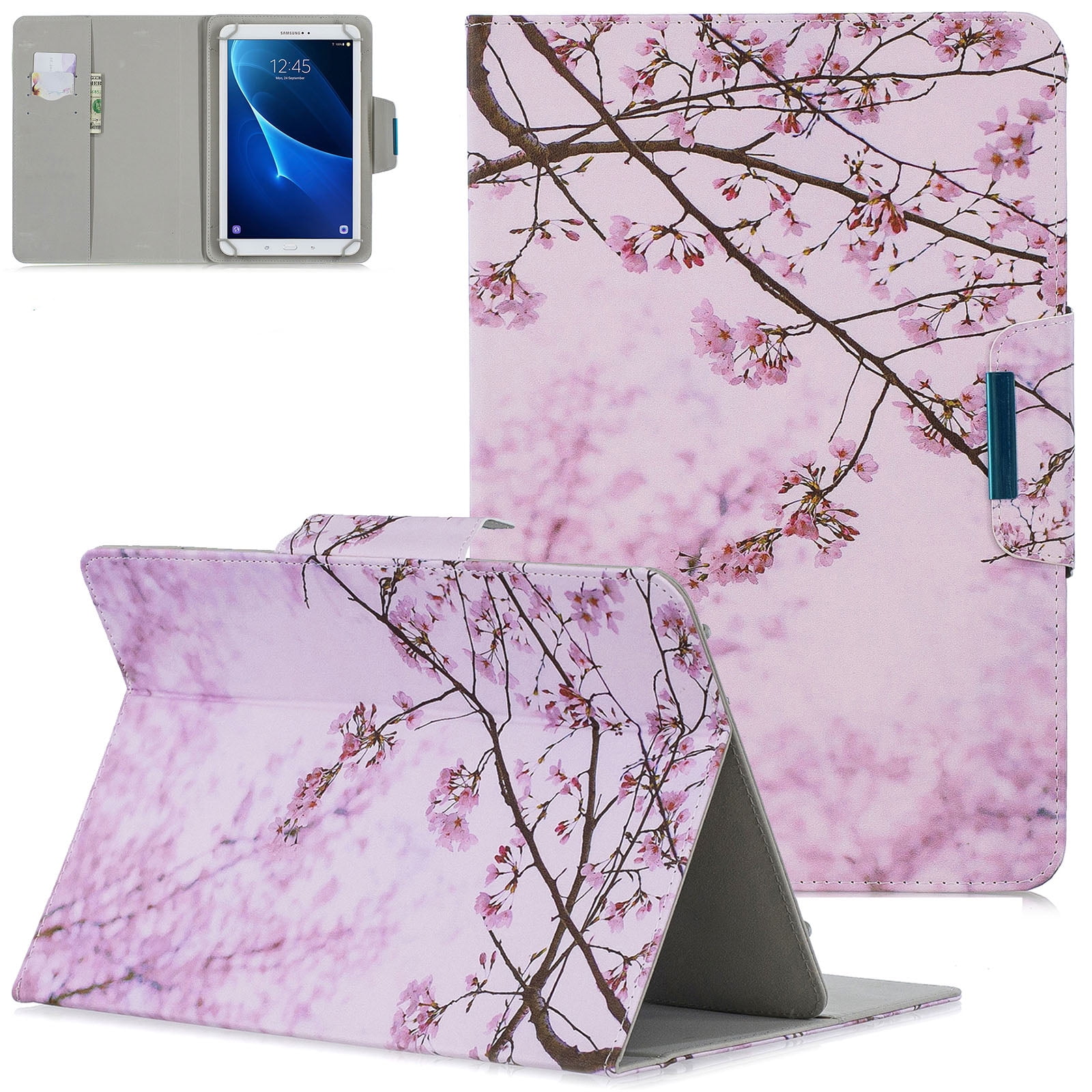 Flip Stand Wallet Universal Case for Samsung Galaxy Tab/ Apple iPad ...