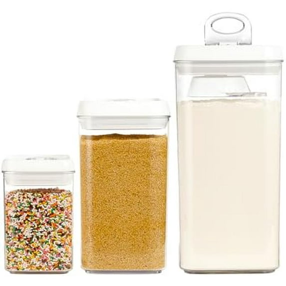 Flip Tite Acrylic Food Storage Container with Lid 6” XL Air Tight Ring ...