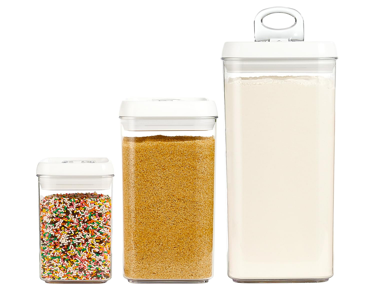 Flip Tite Acrylic Food Storage Container with Lid 6” XL Air Tight Ring ...