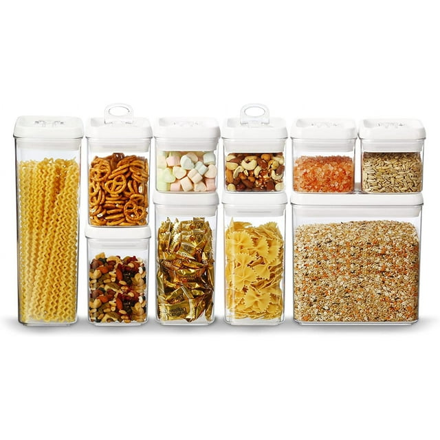Flip Tite Storage Container with Lid + Labels, Air Tight 5” LARGE-M ...