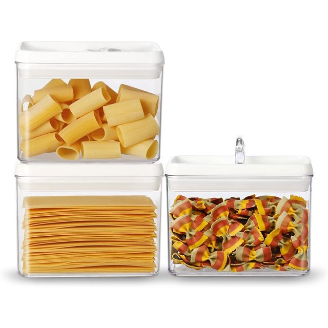 Flip Tite Storage Container with Lid + Labels, Air Tight 5” LARGE-M ...