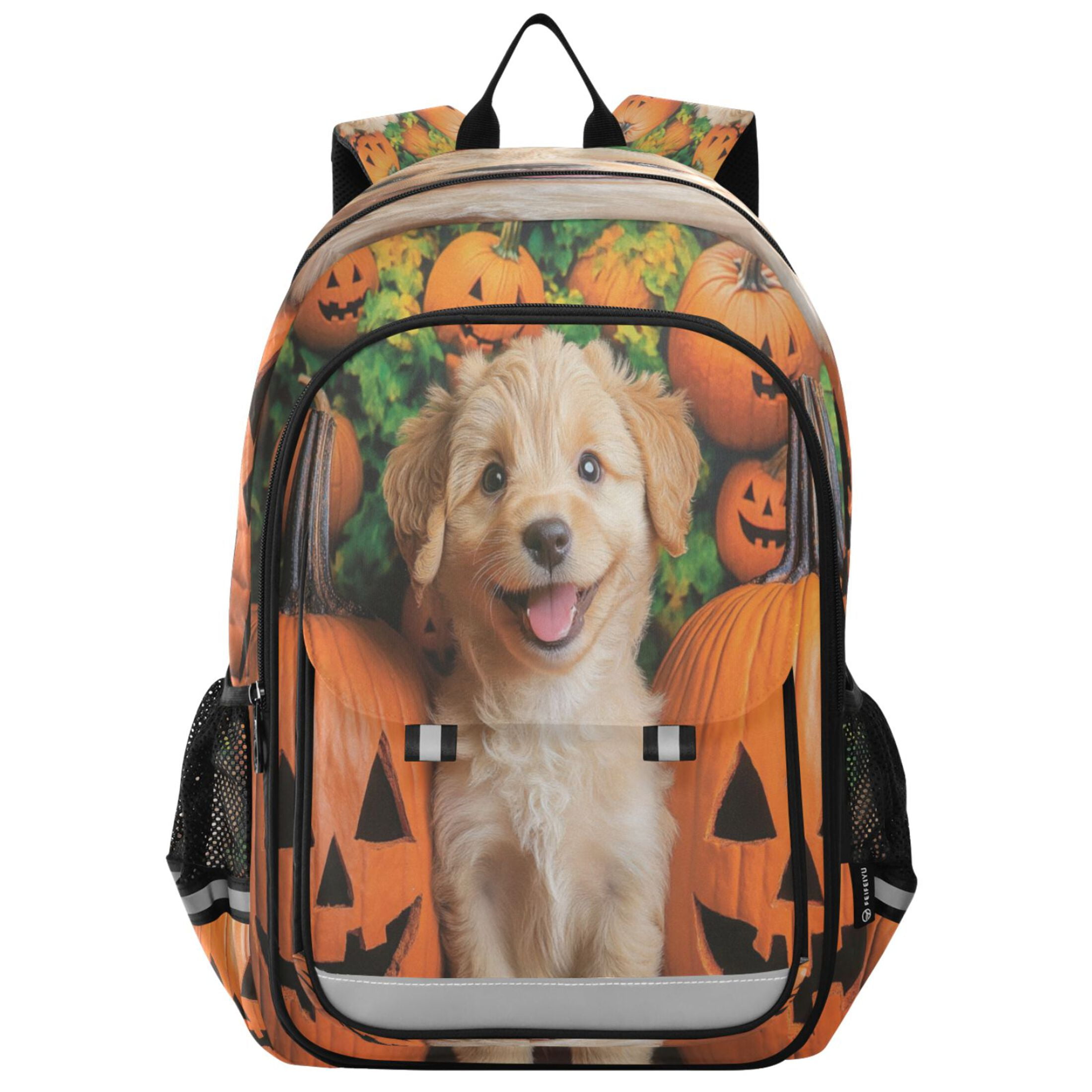 Flip-Top Backpack 17L Capacity Lightweight Bookpack Reflective Safety ...