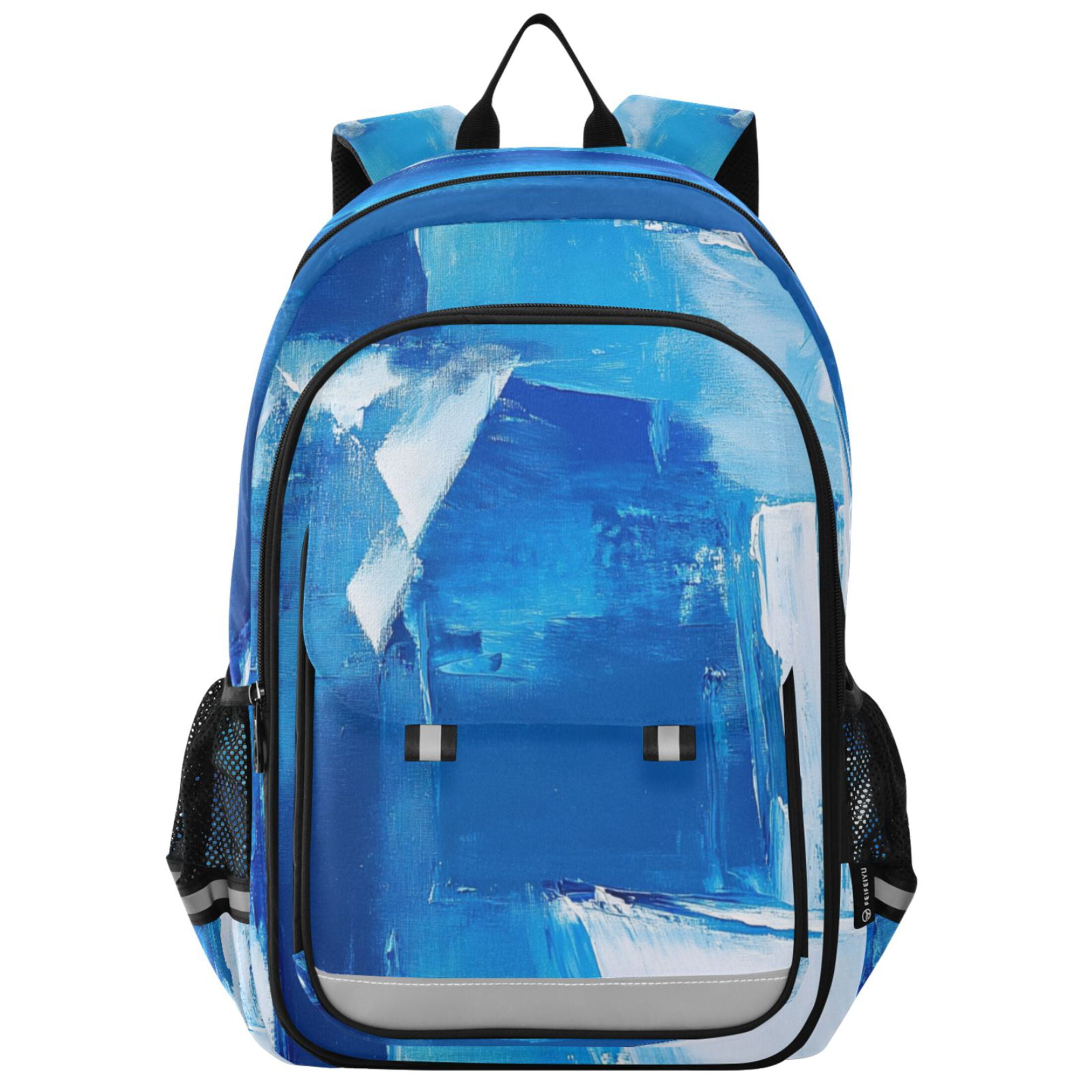 Flip-Top Backpack 17L Capacity Lightweight Bookpack Reflective Safety ...