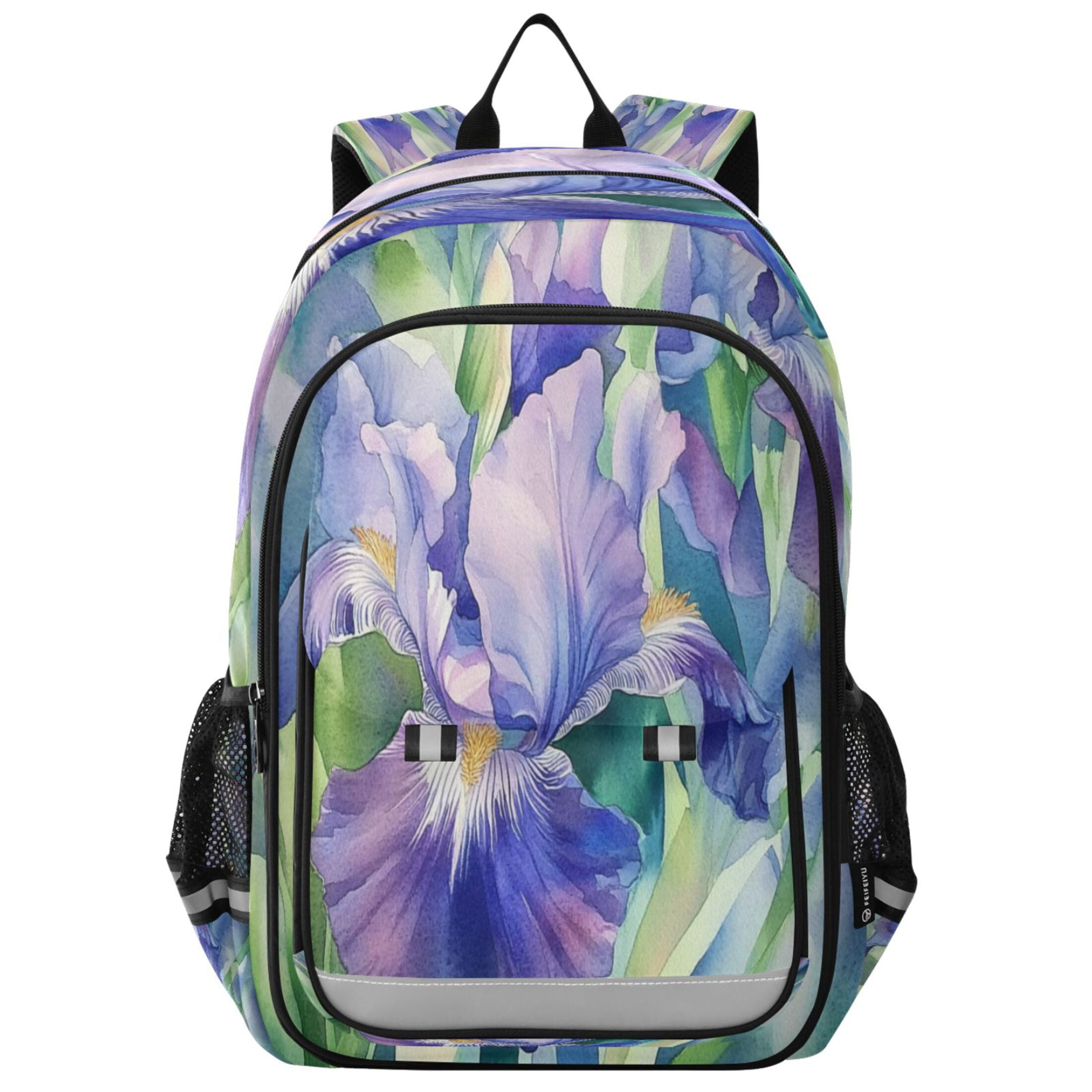 Flip-Top Backpack 17L Capacity Lightweight Bookpack Reflective Safety ...