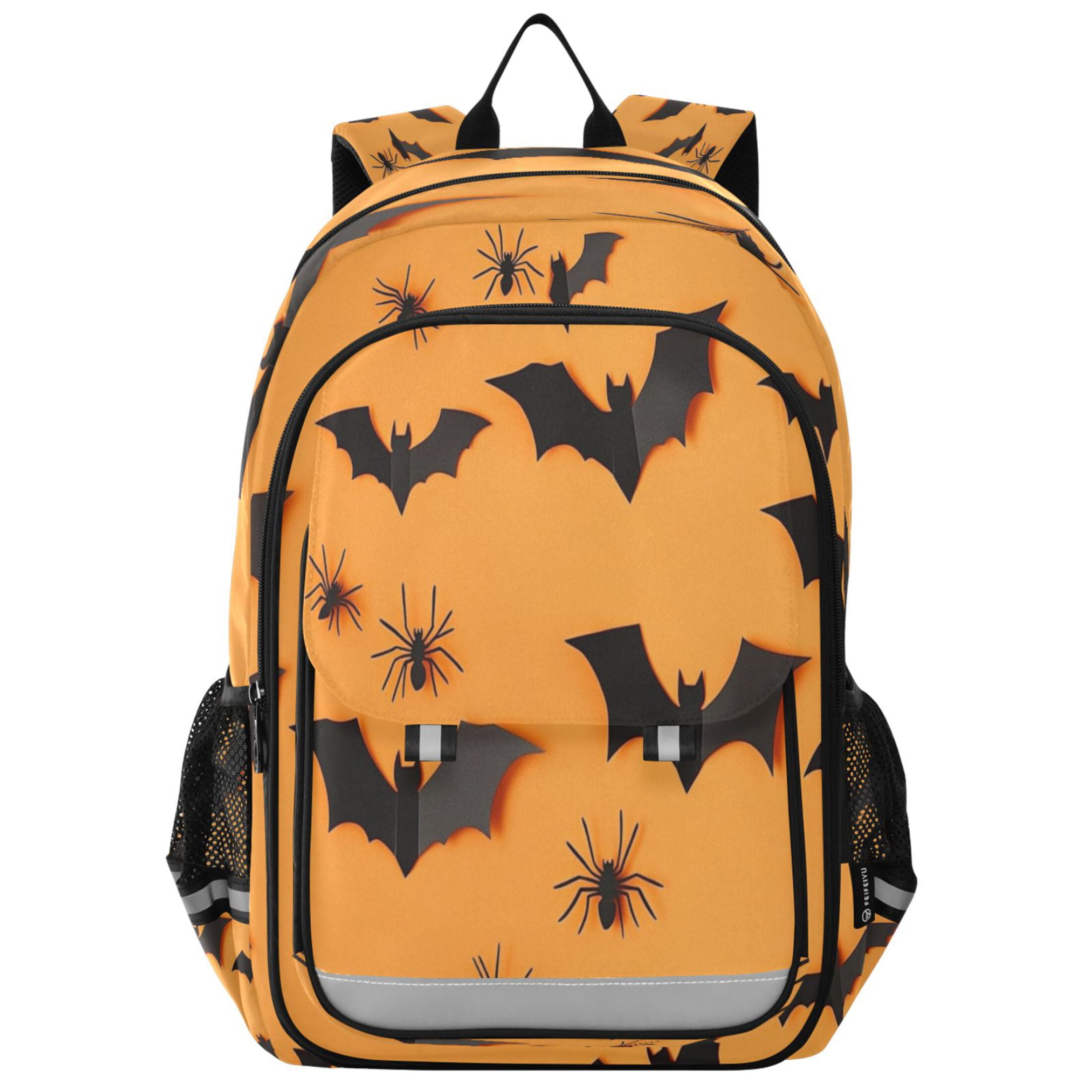 Flip-Top Backpack 17L Capacity Lightweight Bookpack Reflective Safety ...