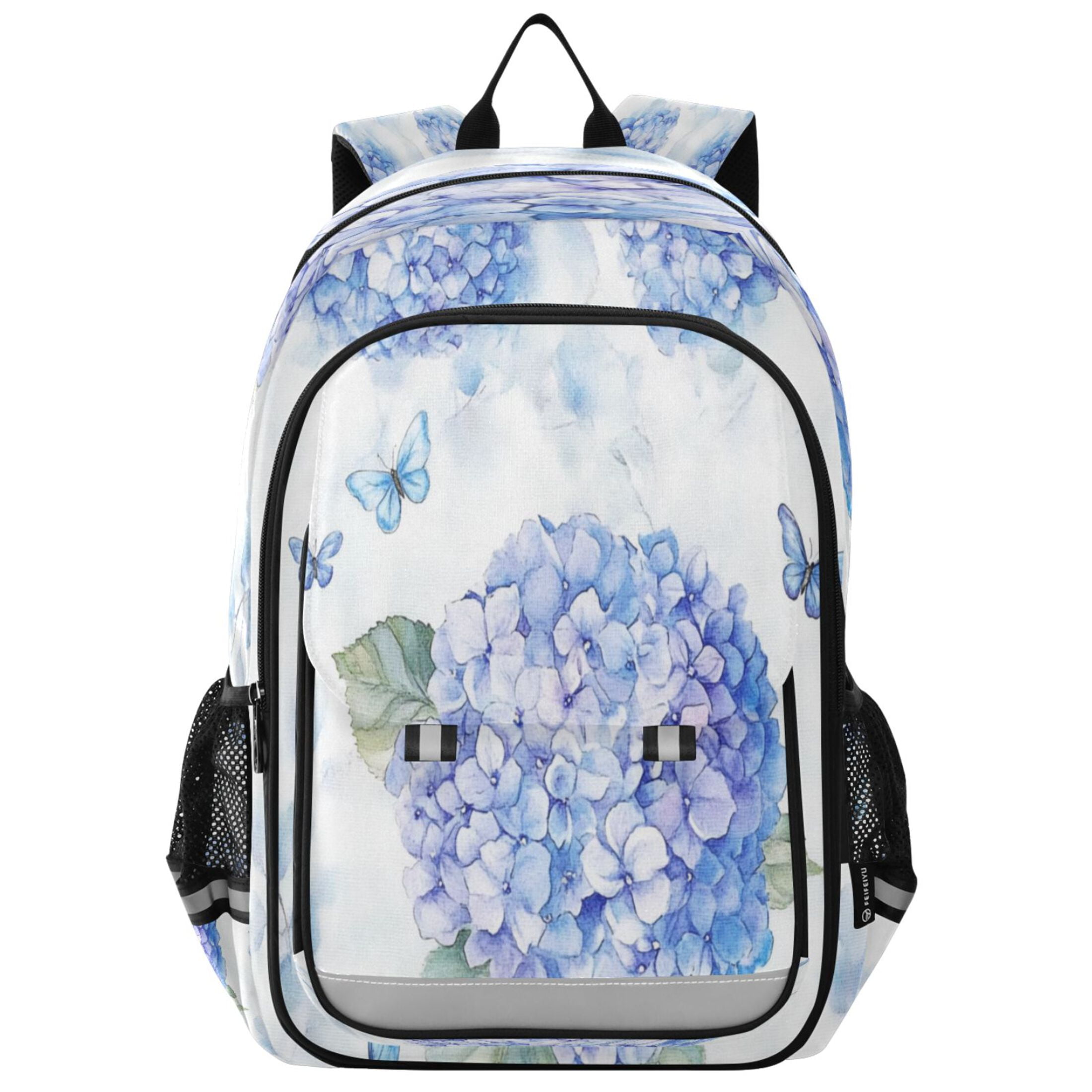 Flip-Top Backpack 17L Capacity Lightweight Bookpack Reflective Safety ...