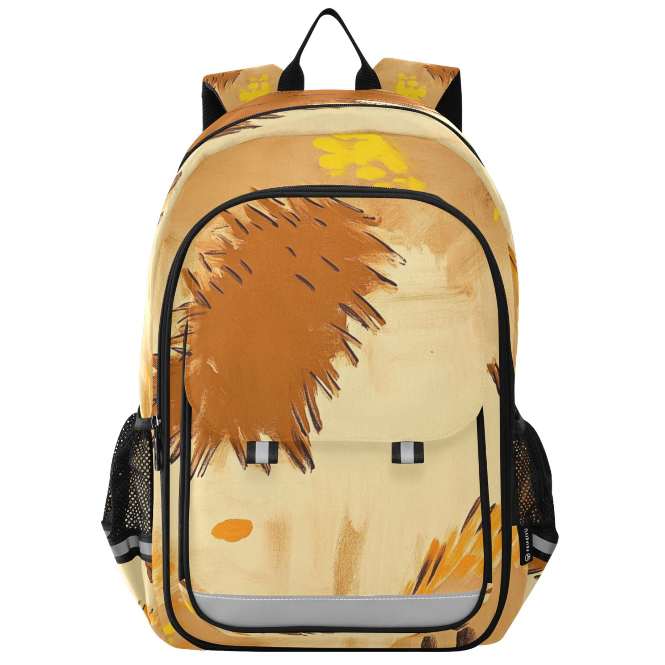 Flip-Top Backpack 17L Capacity Lightweight Bookpack Reflective Safety ...