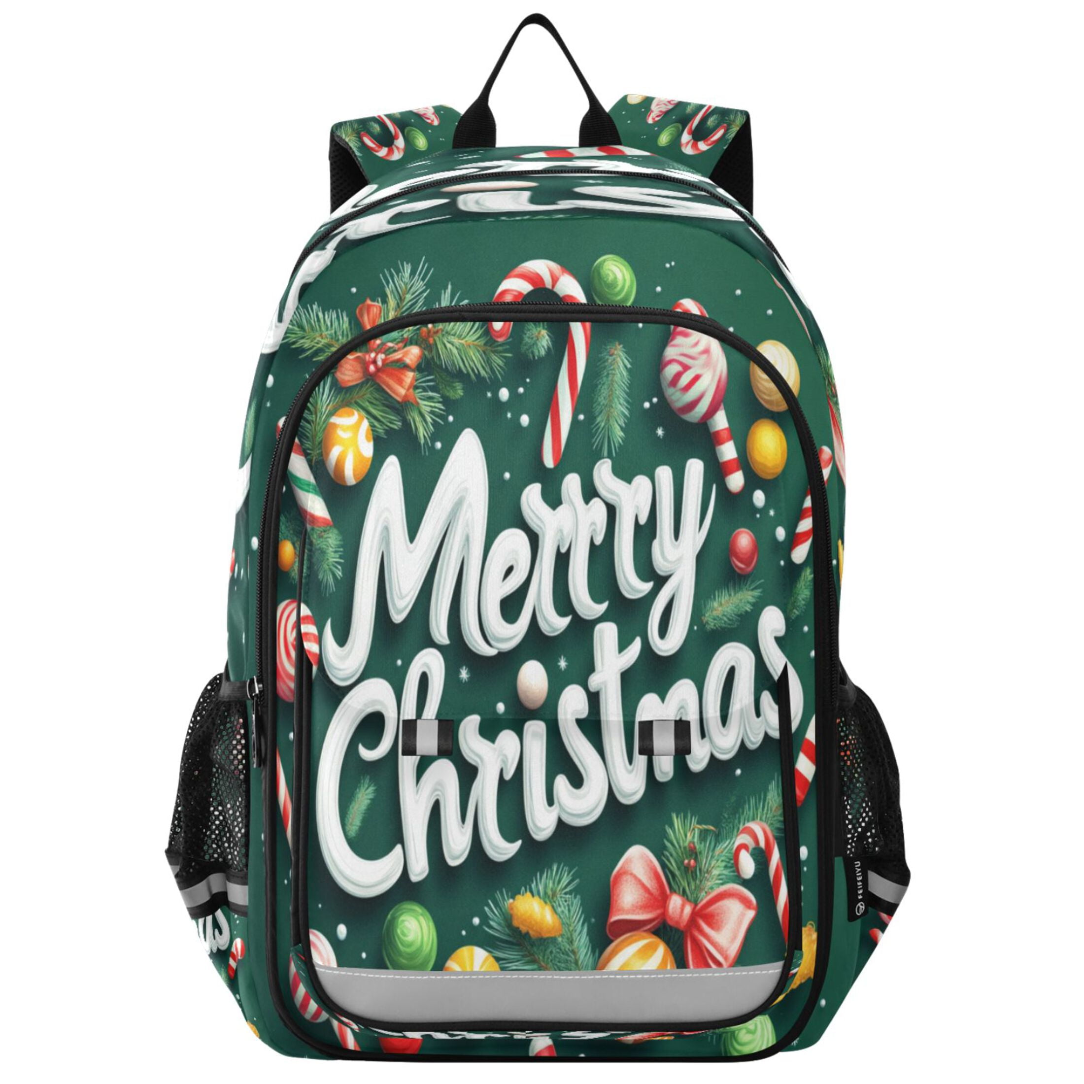 Flip-Top Backpack 17L Capacity Lightweight Bookpack Reflective Safety ...