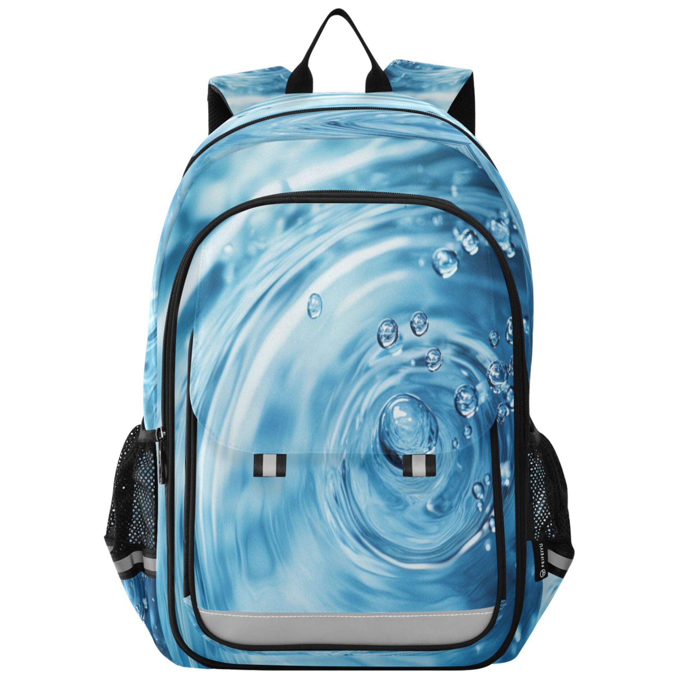 Flip-Top Backpack 17L Capacity Lightweight Bookpack Reflective Safety ...
