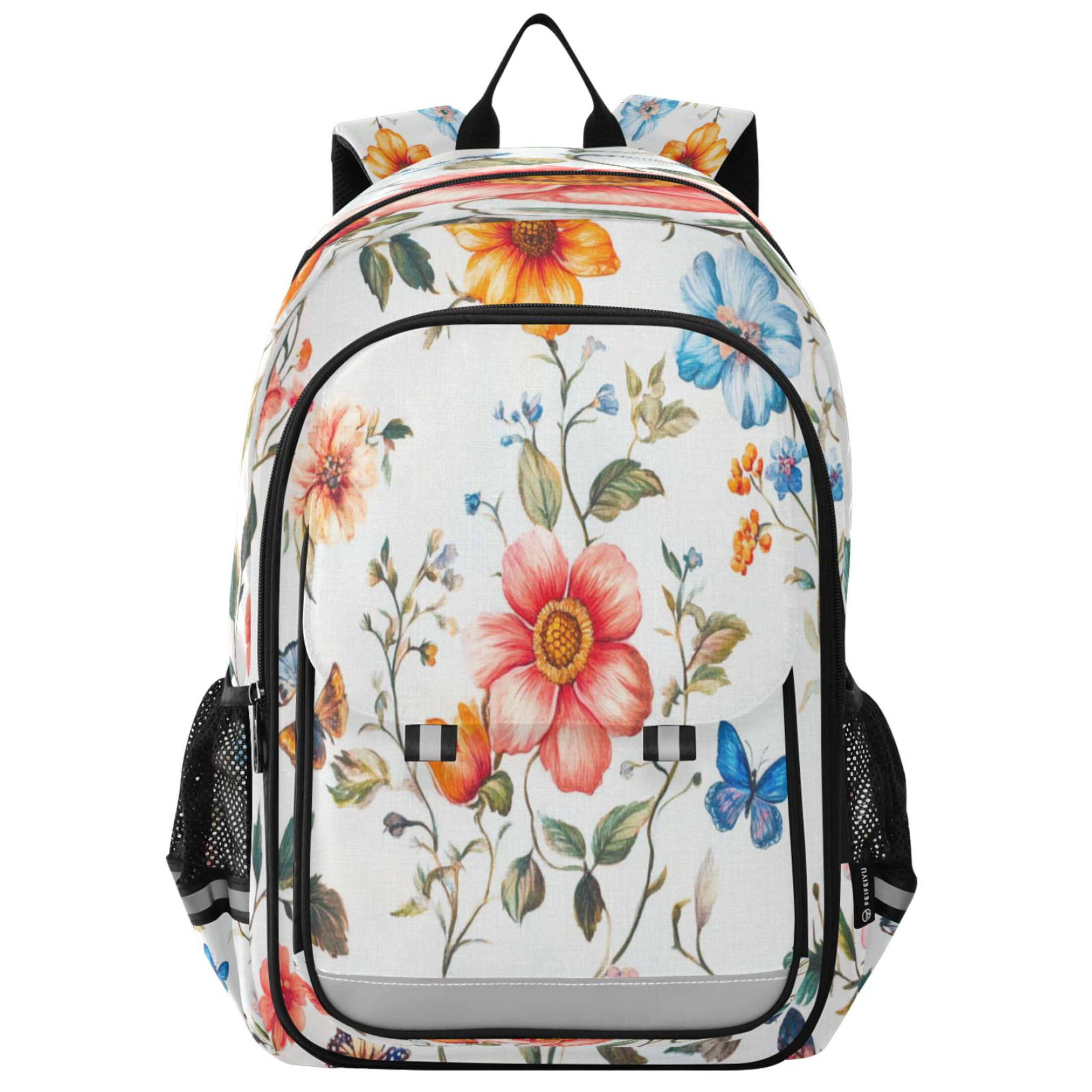 Flip-Top Backpack 17L Capacity Lightweight Bookpack Reflective Safety ...