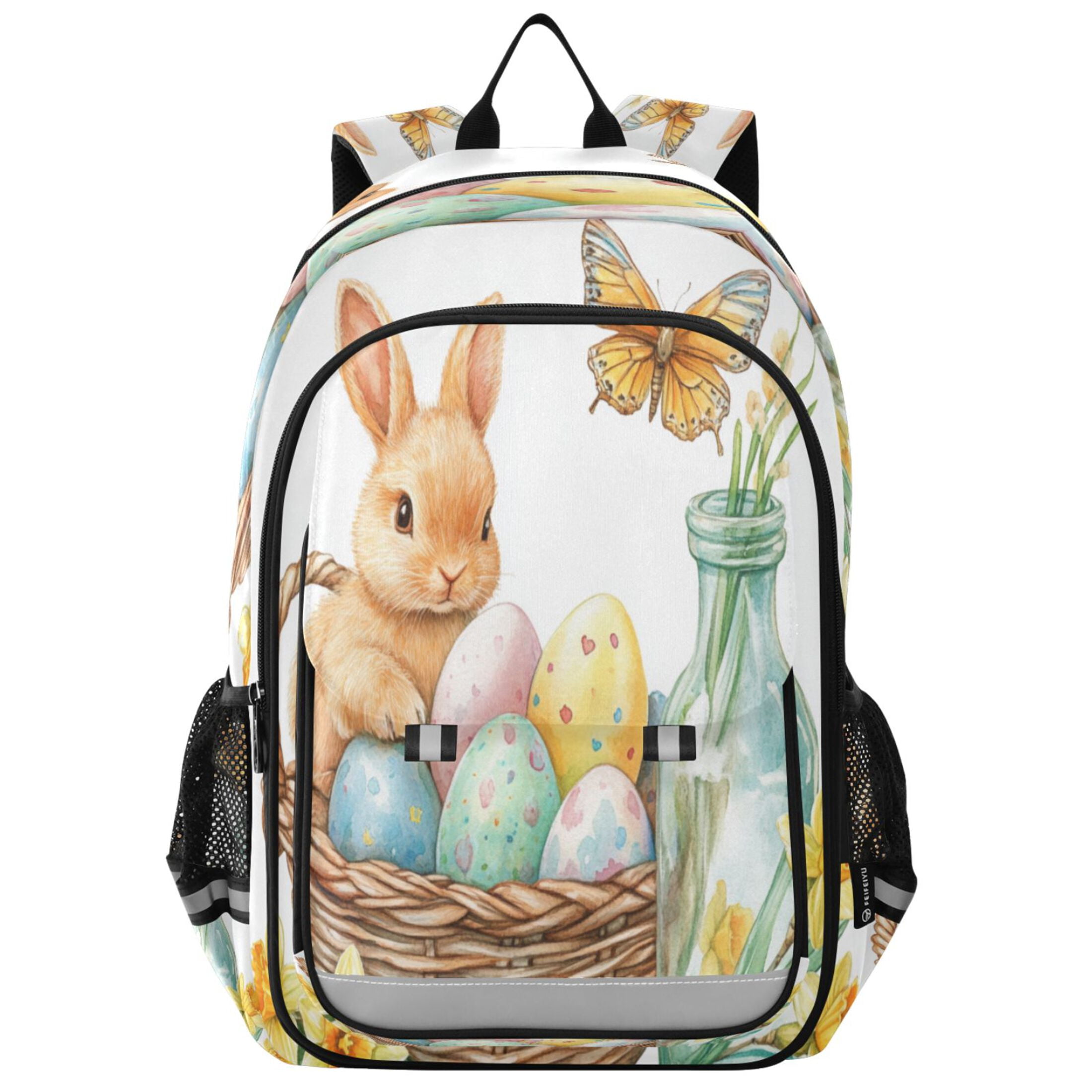 Flip-Top Backpack 17L Capacity Lightweight Bookpack Reflective Safety ...