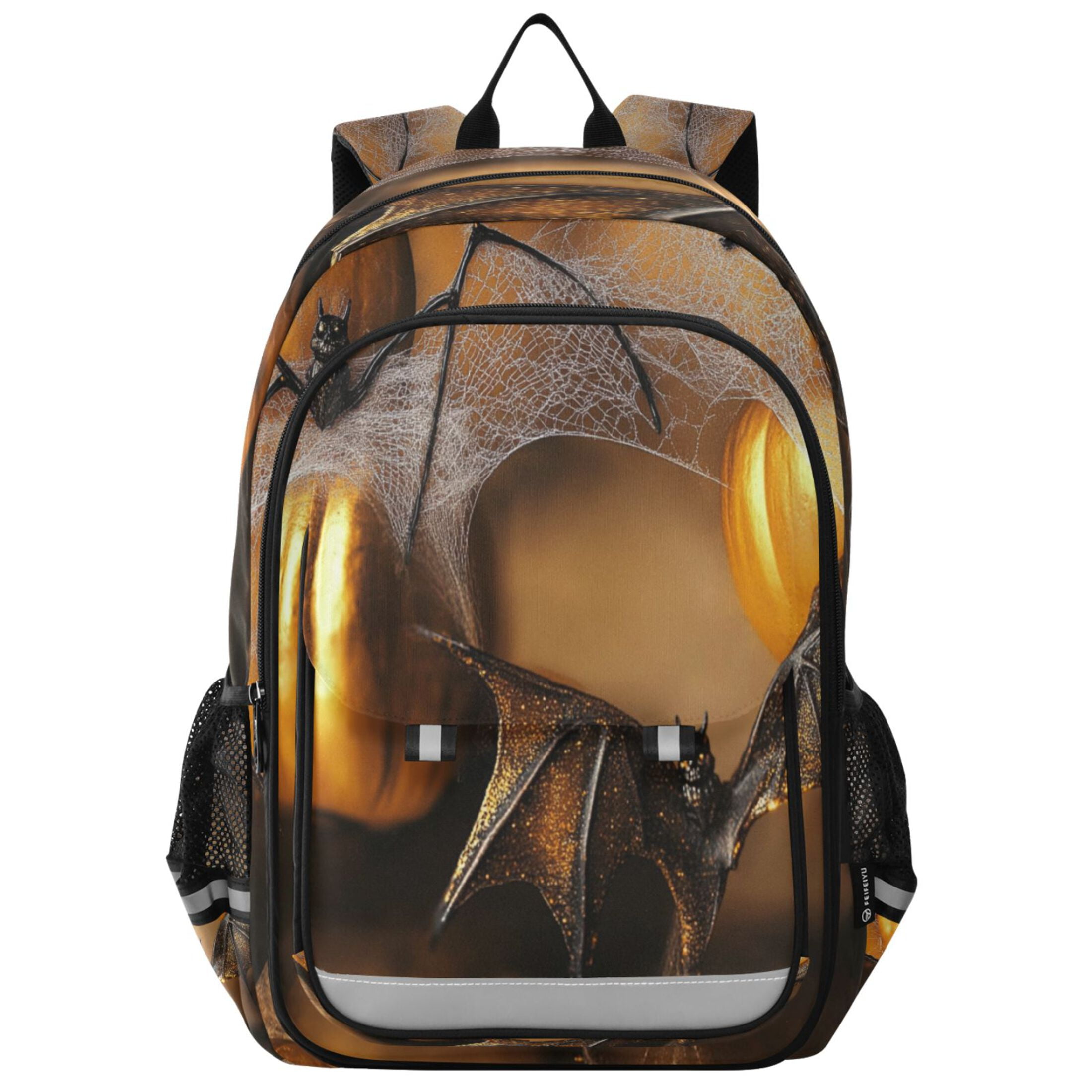 Flip-Top Backpack 17L Capacity Lightweight Bookpack Reflective Safety ...