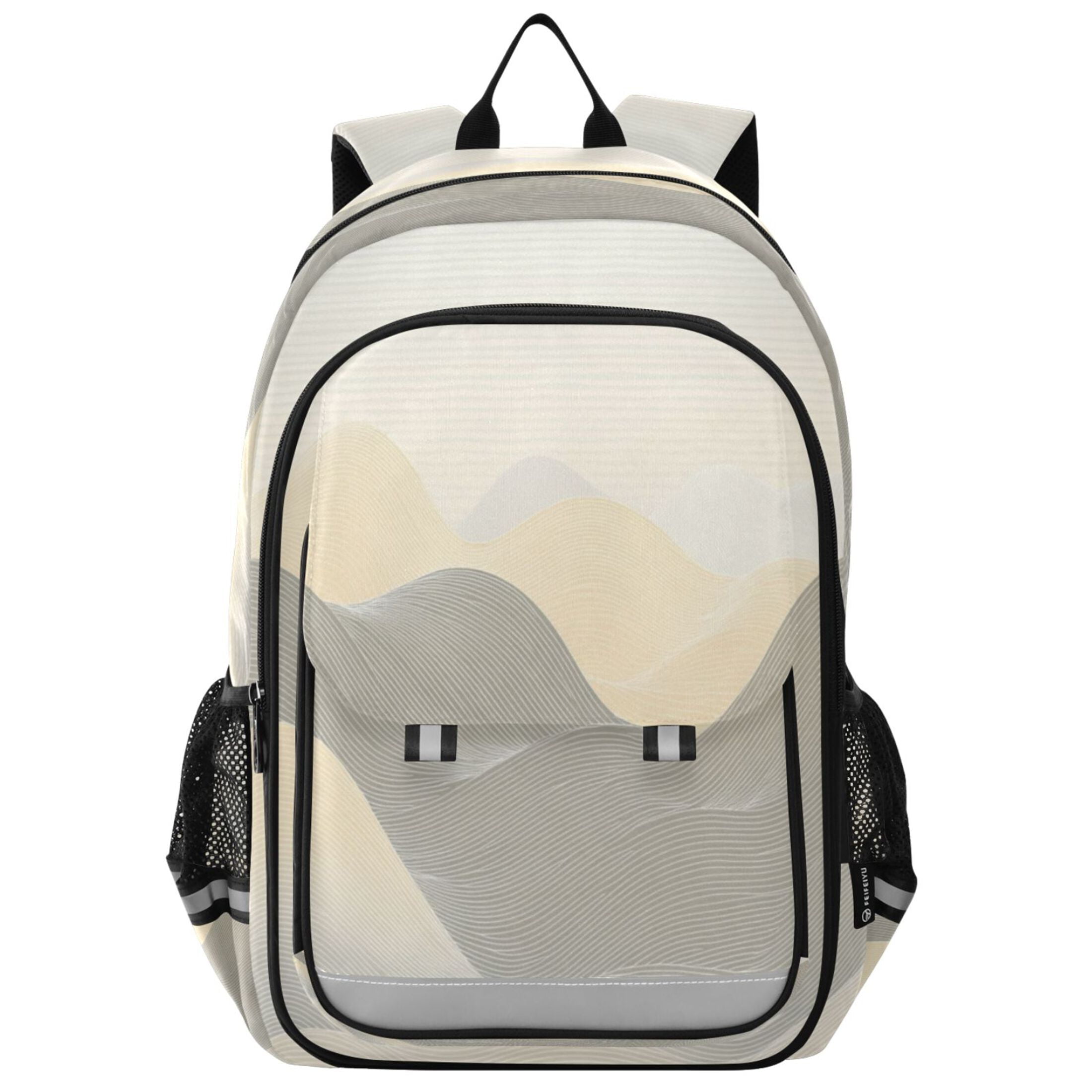 Flip-Top Backpack 17L Capacity Lightweight Bookpack Reflective Safety ...