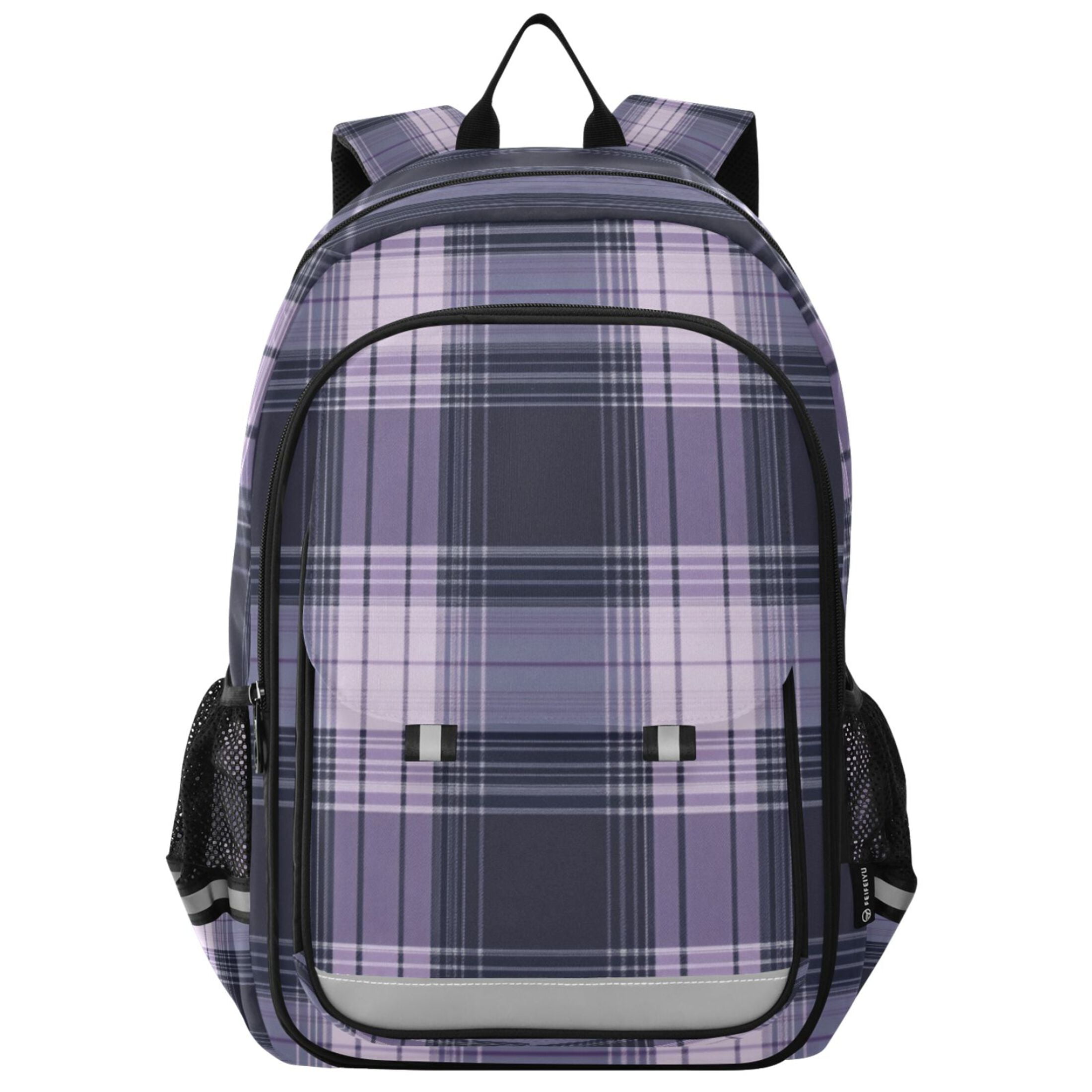 Flip-Top Backpack 17L Capacity Lightweight Bookpack Reflective Safety ...