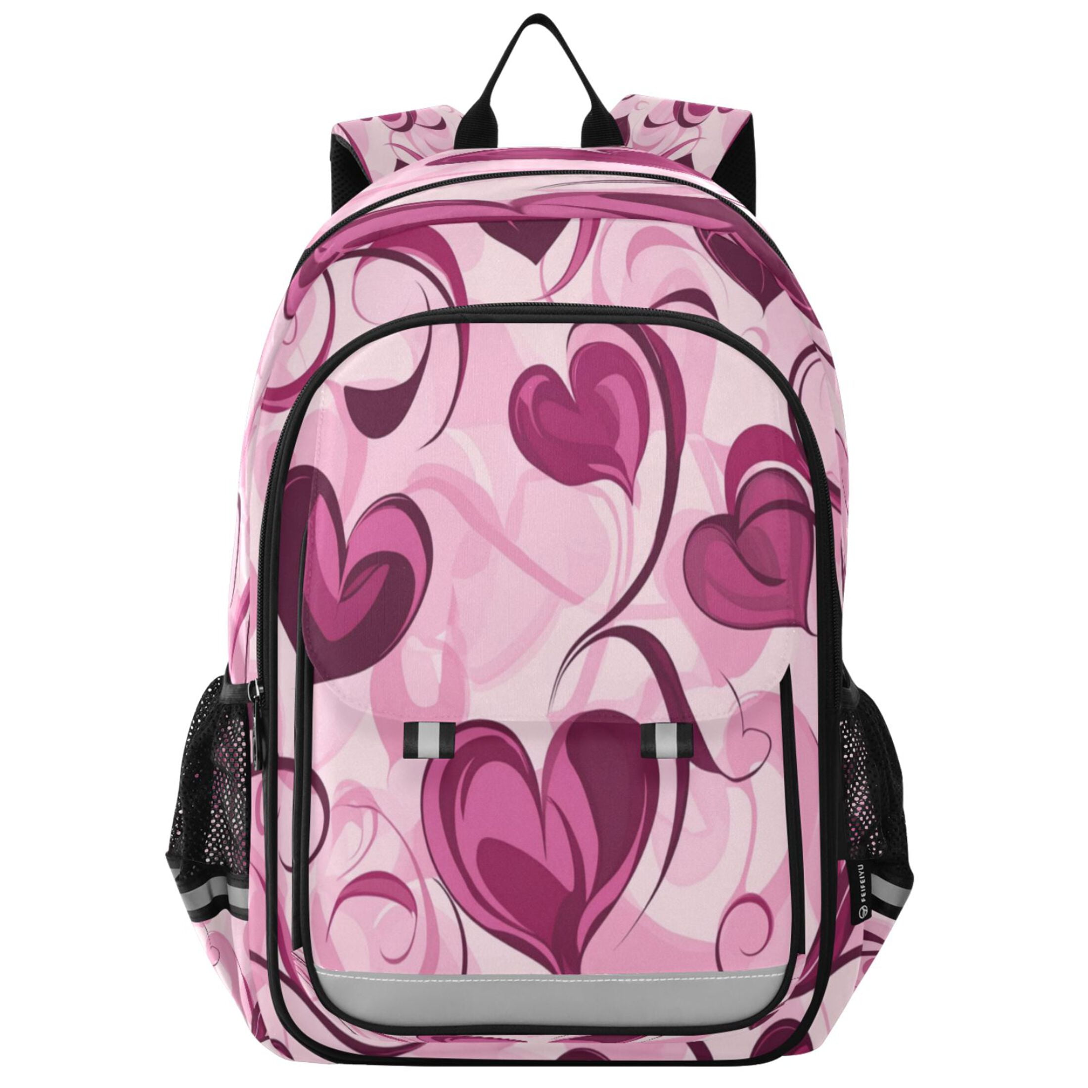 Flip-Top Backpack 17L Capacity Lightweight Bookpack Reflective Safety ...