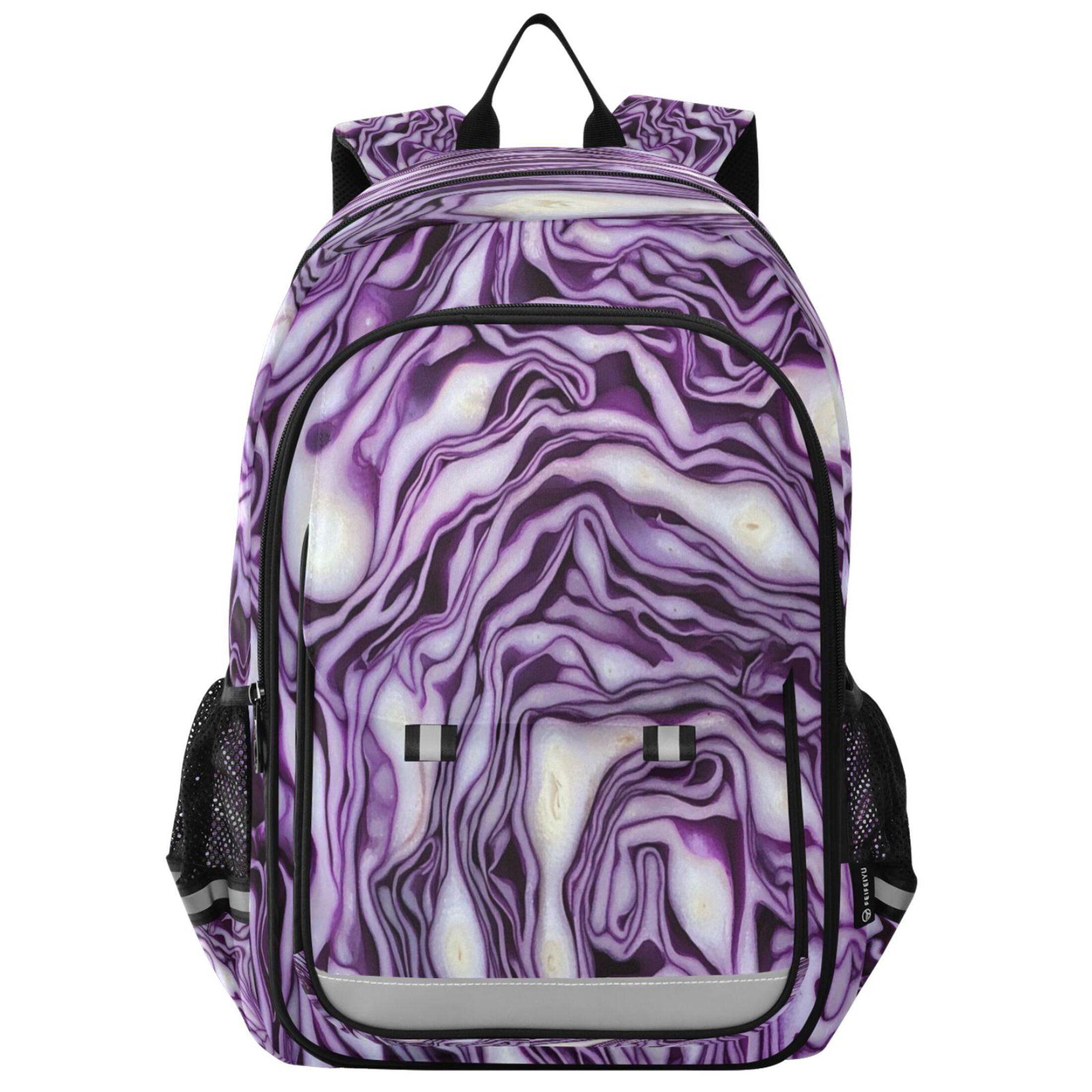 Flip-Top Backpack 17L Capacity Lightweight Bookpack Reflective Safety ...