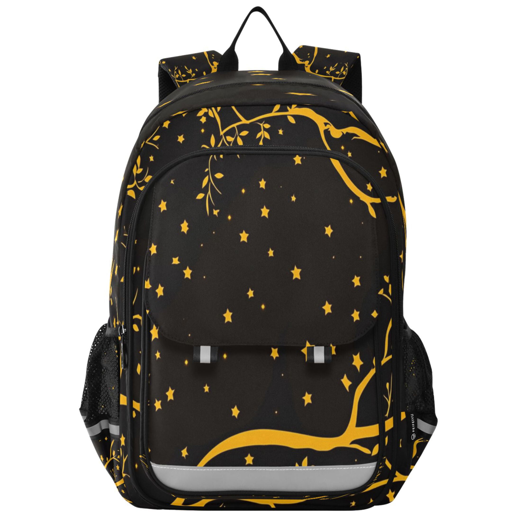 Flip-Top Backpack 17L Capacity Lightweight Bookpack Reflective Safety ...