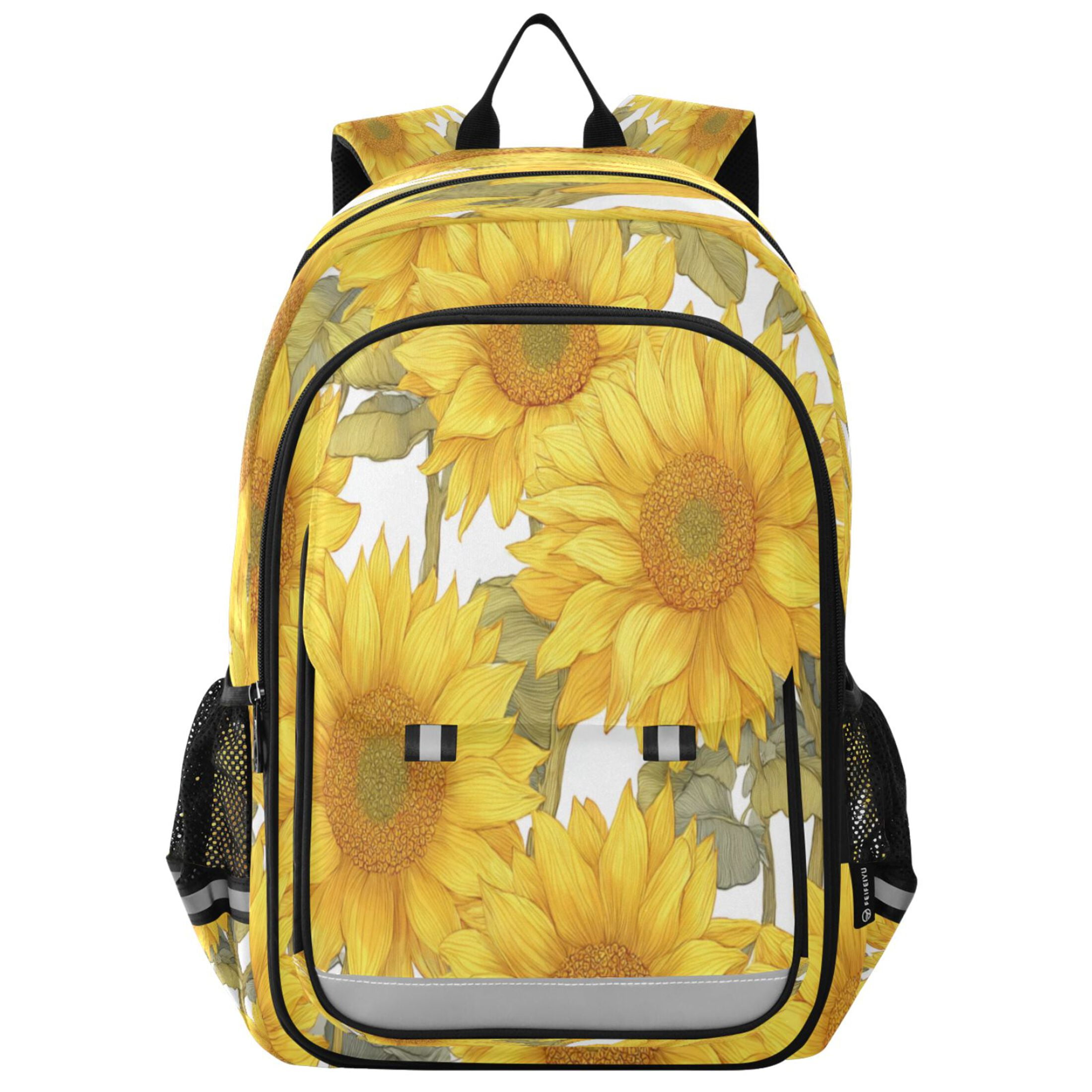 Flip-Top Backpack 17L Capacity Lightweight Bookpack Reflective Safety ...